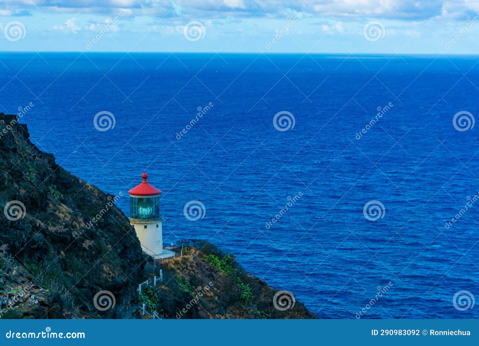 Makapu U Point Lighthouse, Oahu, Hawaii Stock Photo - Image of nature ...
