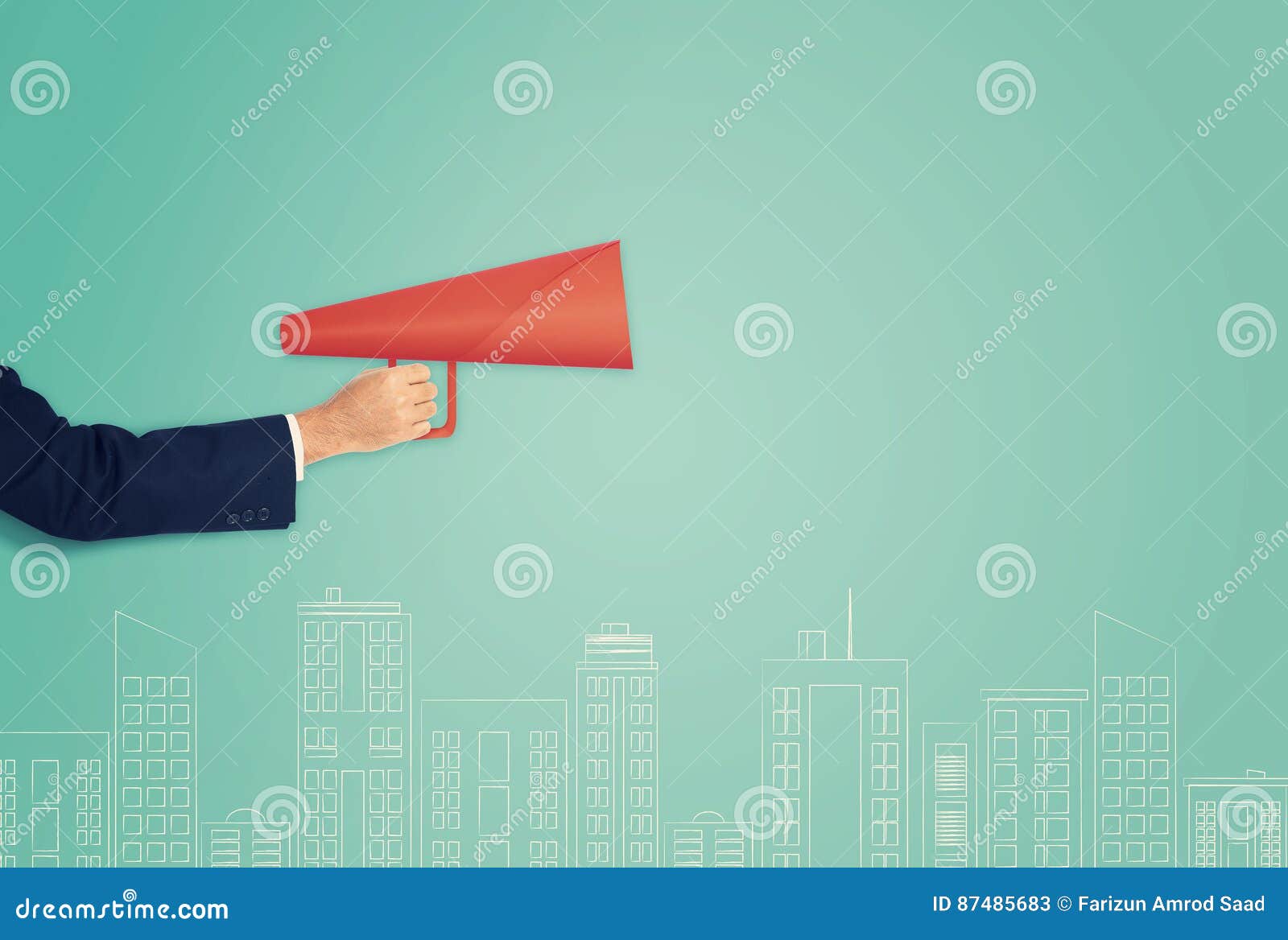 Make announcement stock image. Image of concept, bullhorn - 87485683
