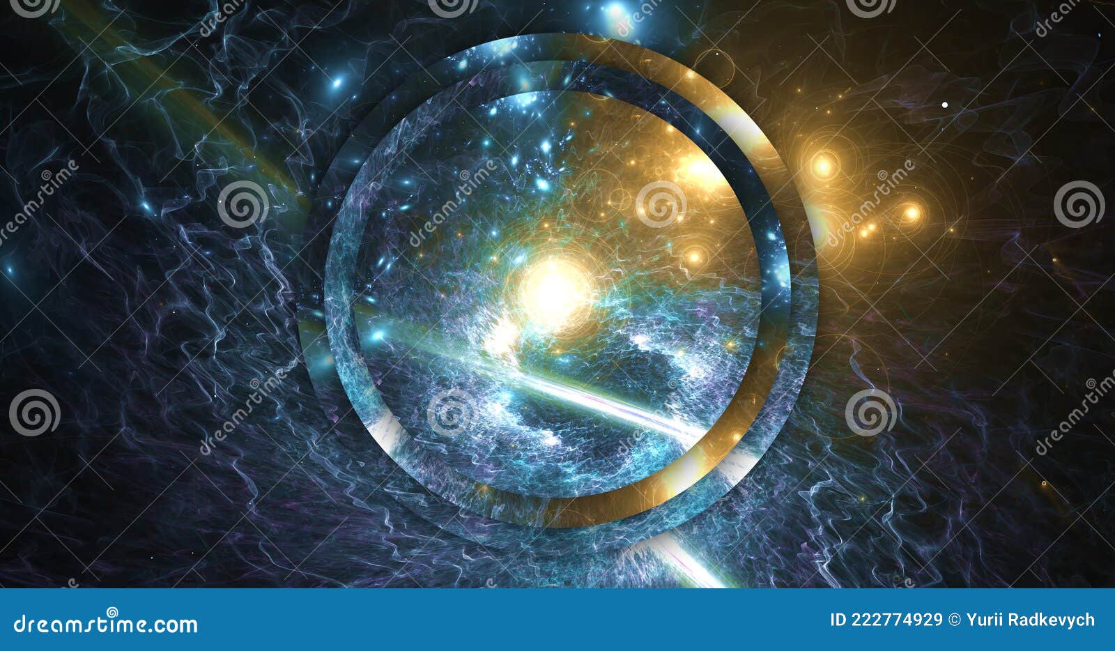 Abstract Circle Space Background #19 Stock Illustration - Illustration ...