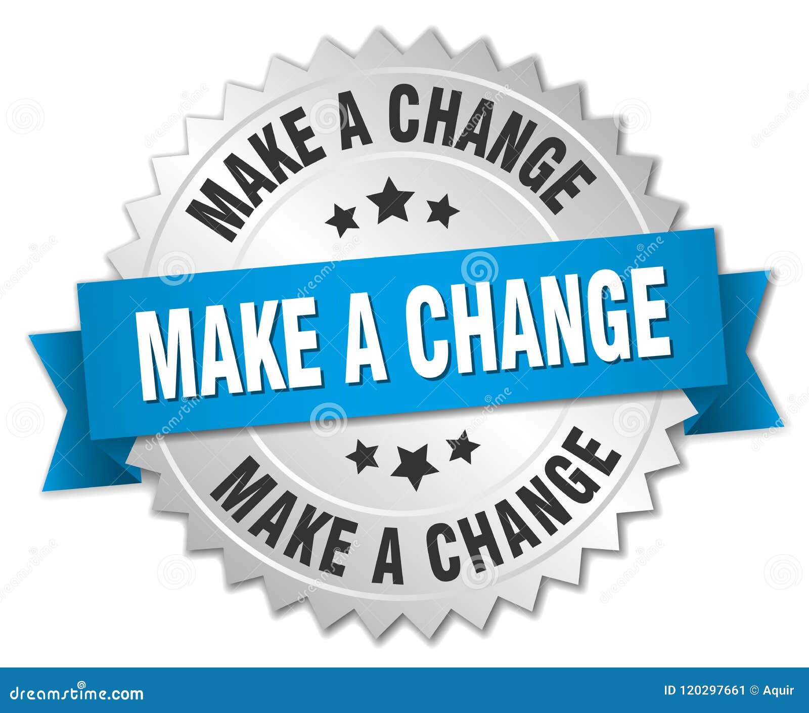 Make a change stock vector. Illustration of isolated - 120297661