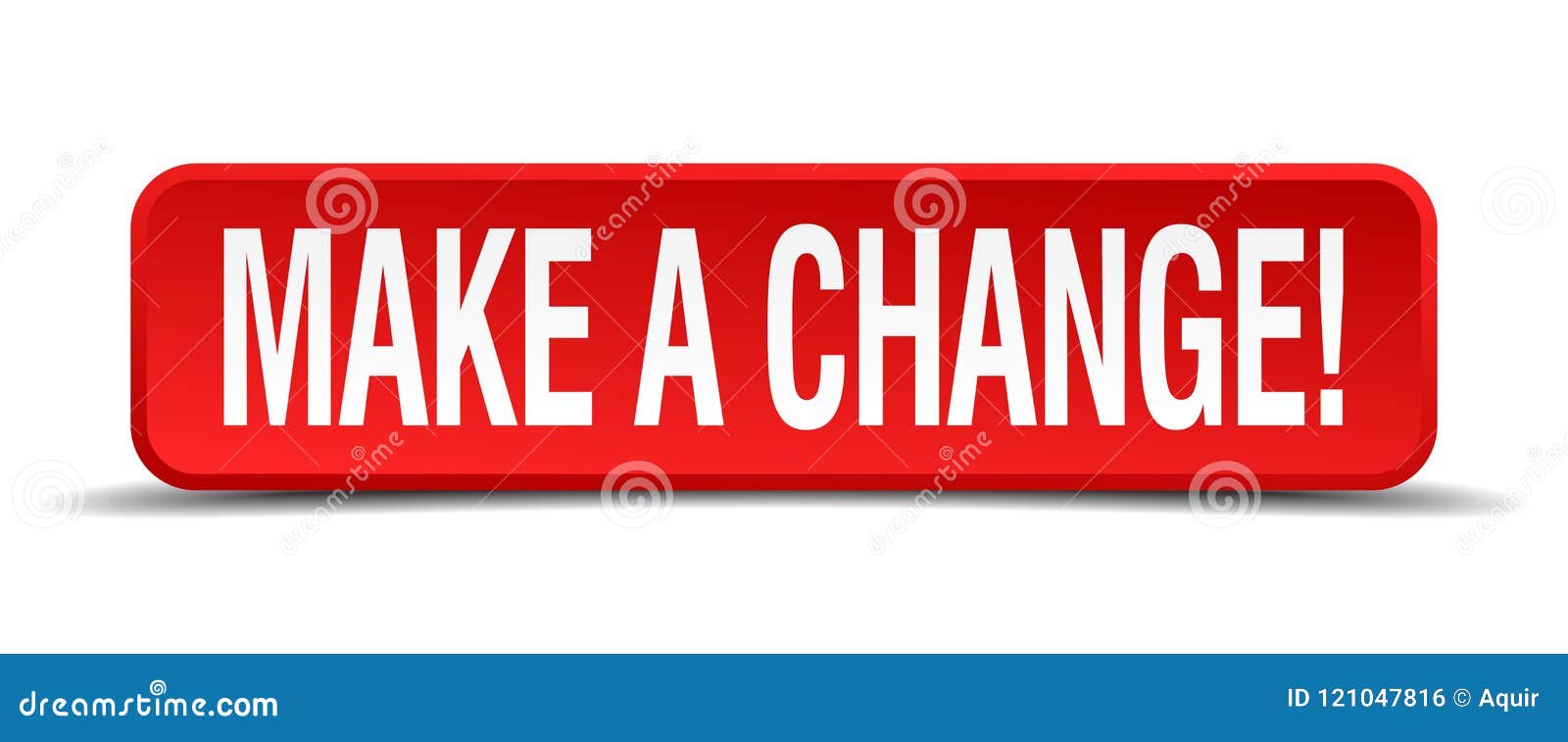 Make a change button stock vector. Illustration of push - 121047816