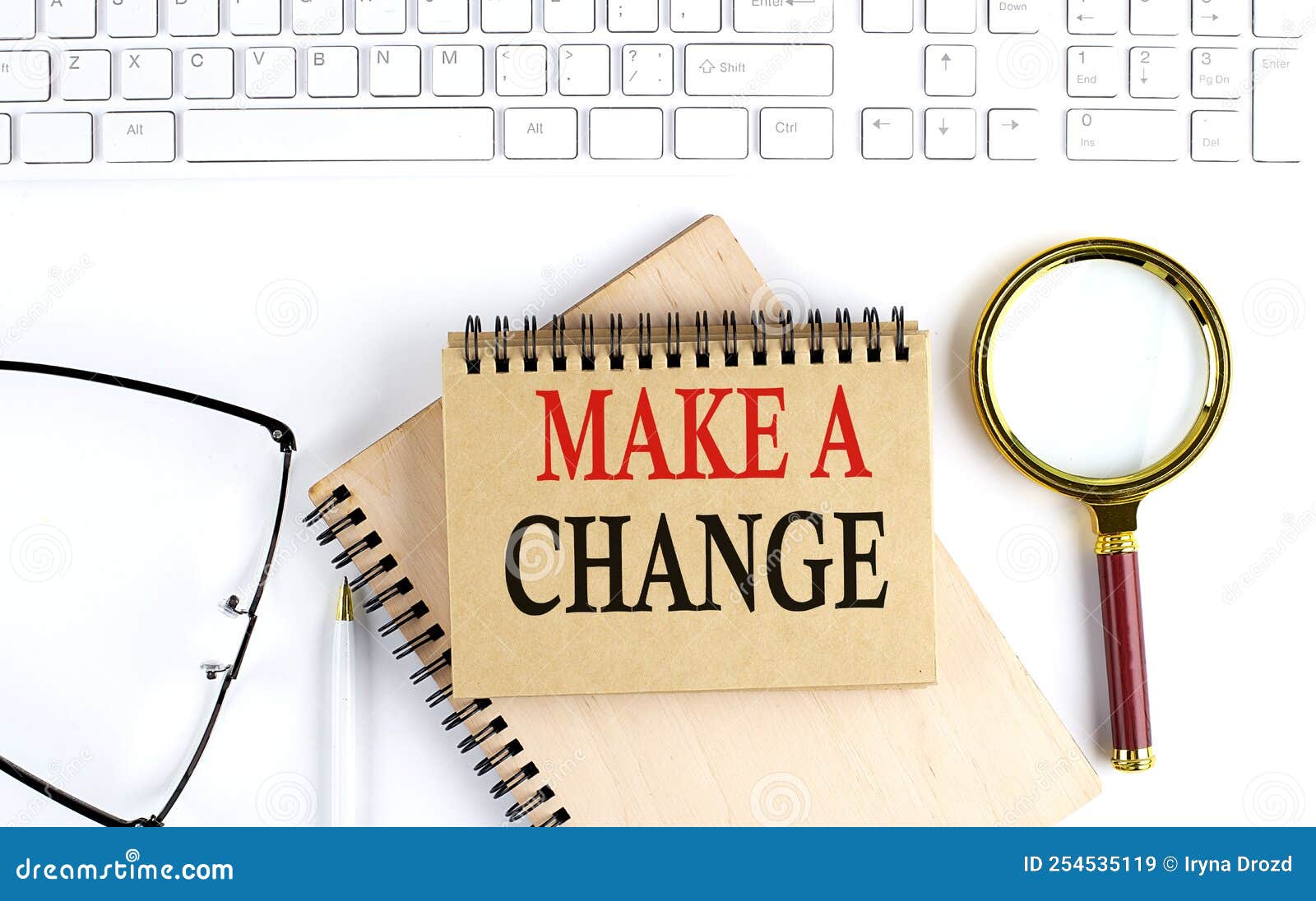 MAKE a CHANGE Text in the Office Notebook with Keyboard, Magnifier and ...