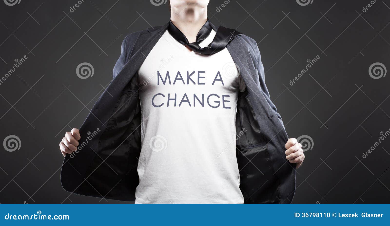 Make a Change, Young Successful Businessman Stock Photo - Image of open ...