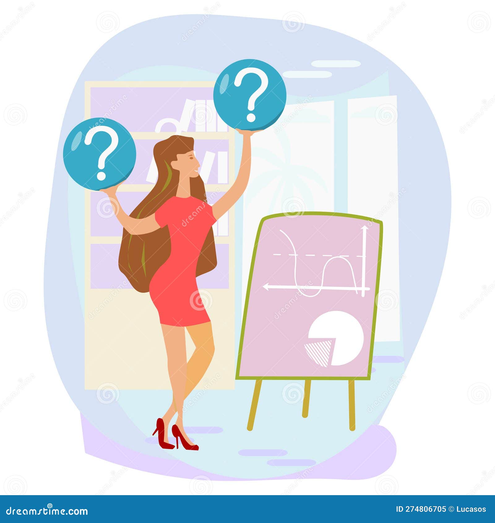 Make Choice, Decision Concept. Stock Vector - Illustration of person ...