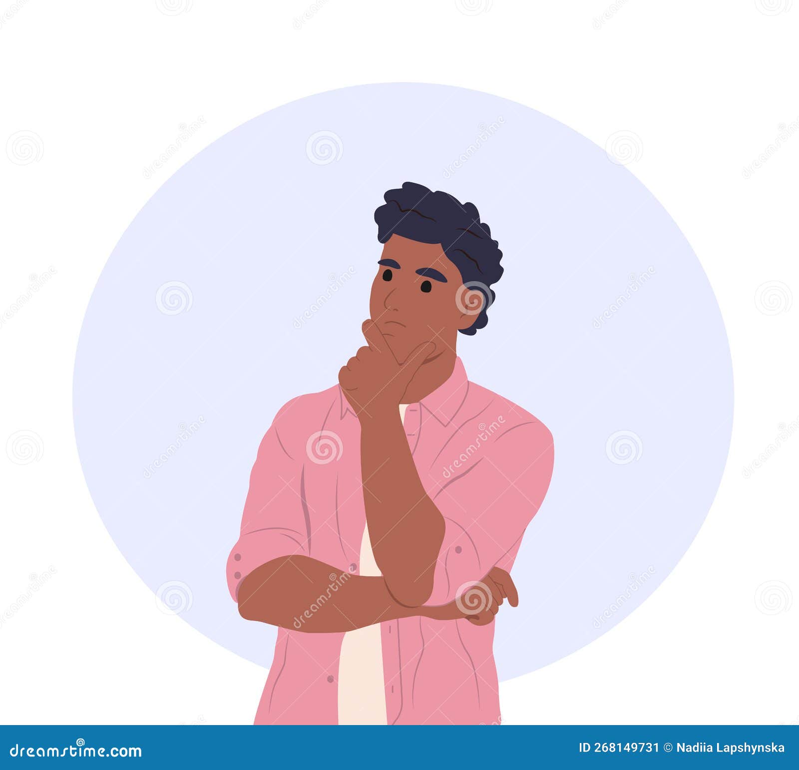 Make a Choice, Decision Concept. Young African American Man Making a ...