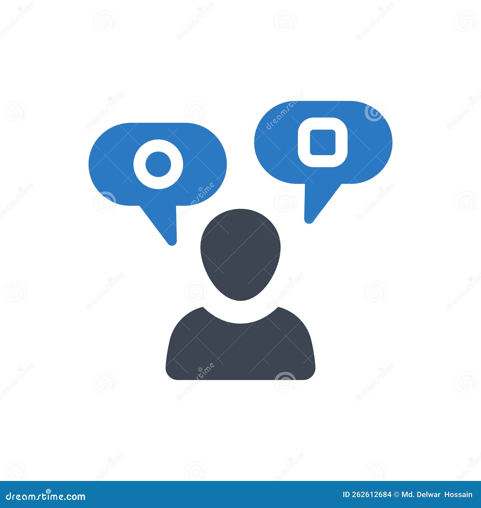 Make choice icon stock vector. Illustration of icon - 262612684