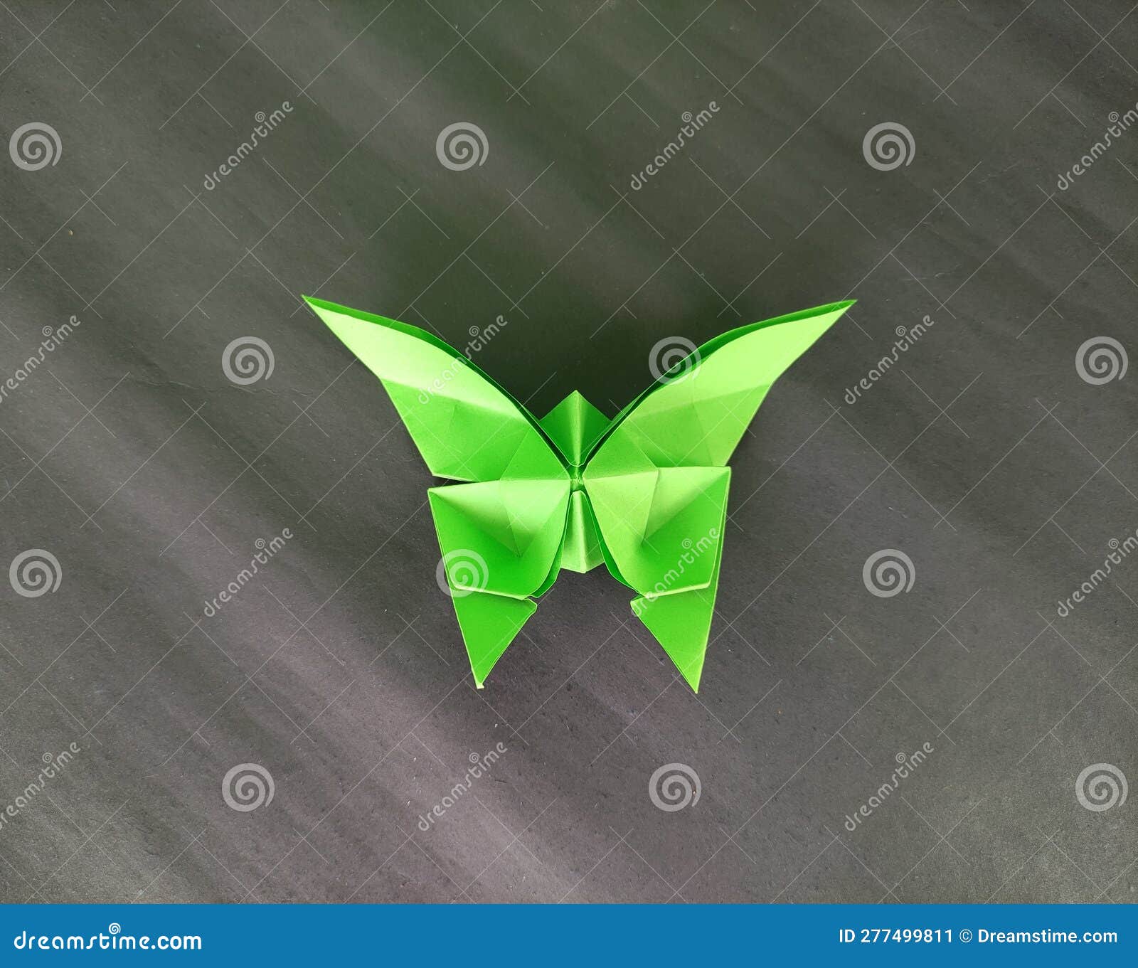 Make a Cute Butterfly Using Paper Origami Easy Craft Stock Image ...