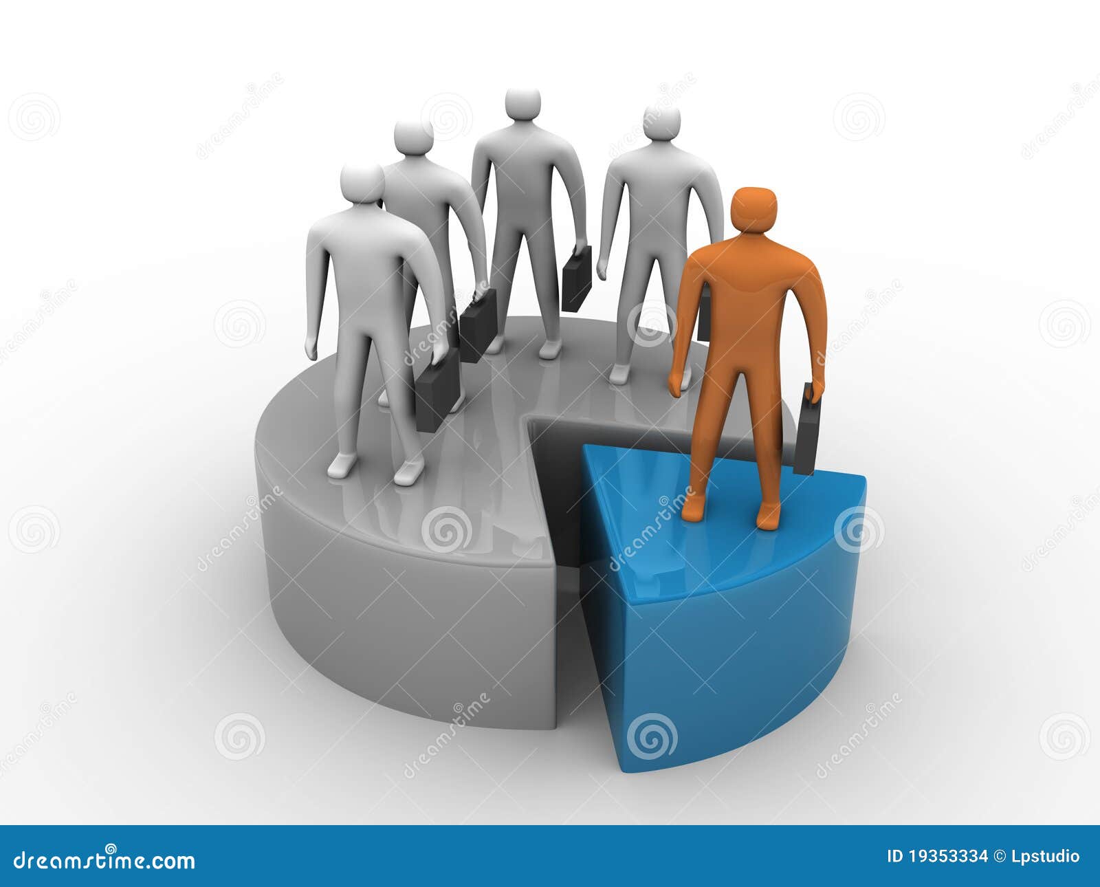 Make a Difference stock illustration. Illustration of majority - 19353334