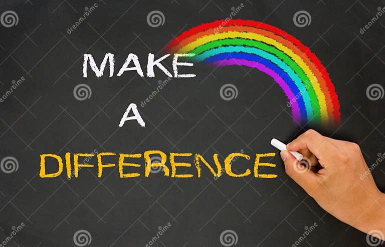 Make a difference stock photo. Image of success, passion - 43341812