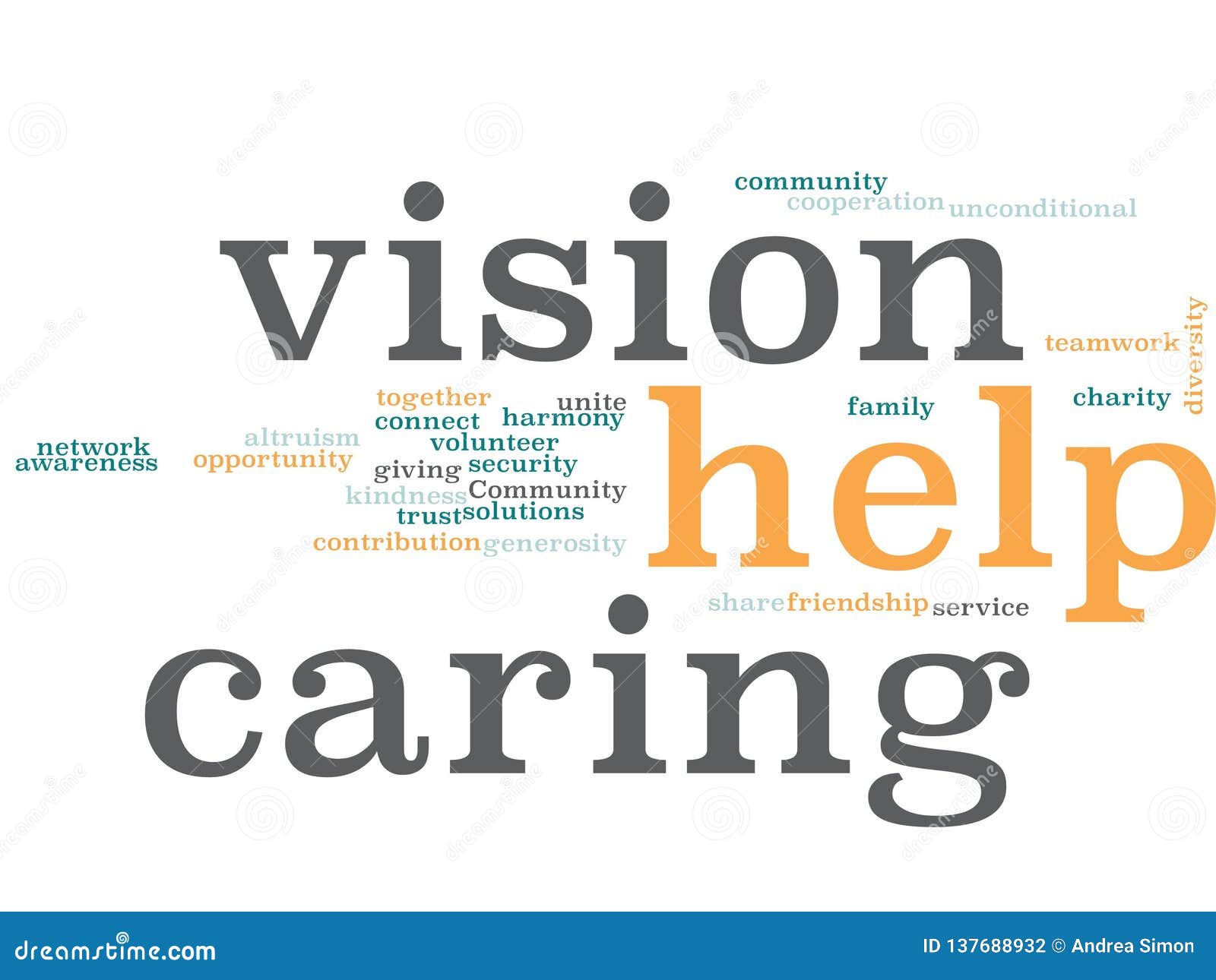 Help Word Cloud stock illustration. Illustration of community - 137688932