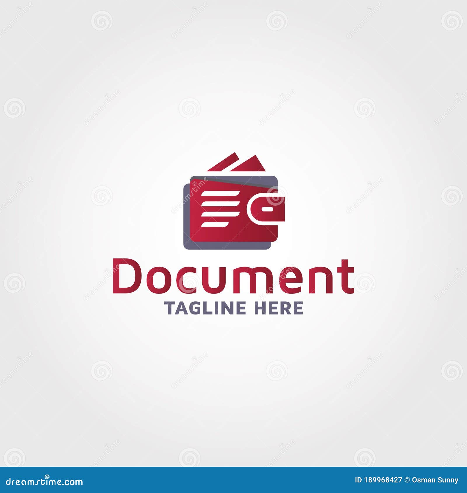 Make Document Vector Logo Design Template Idea Stock Vector ...
