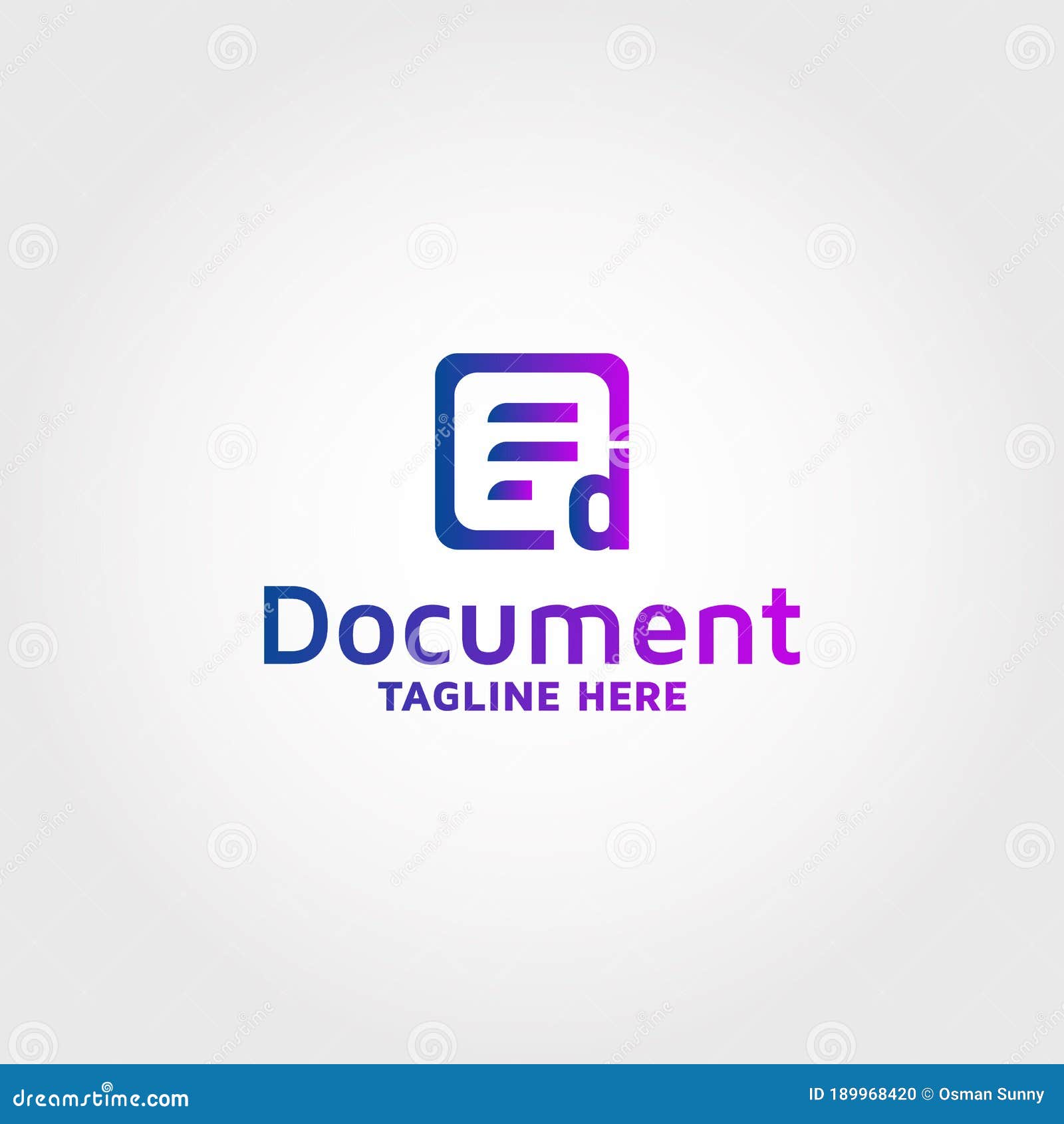 Make Document Vector Logo Design Template Idea and Inspiration Stock ...