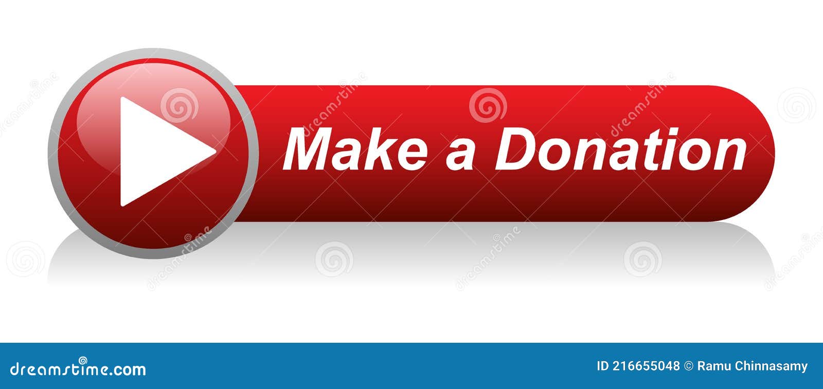 Make a donation stock illustration. Illustration of banner - 216655048