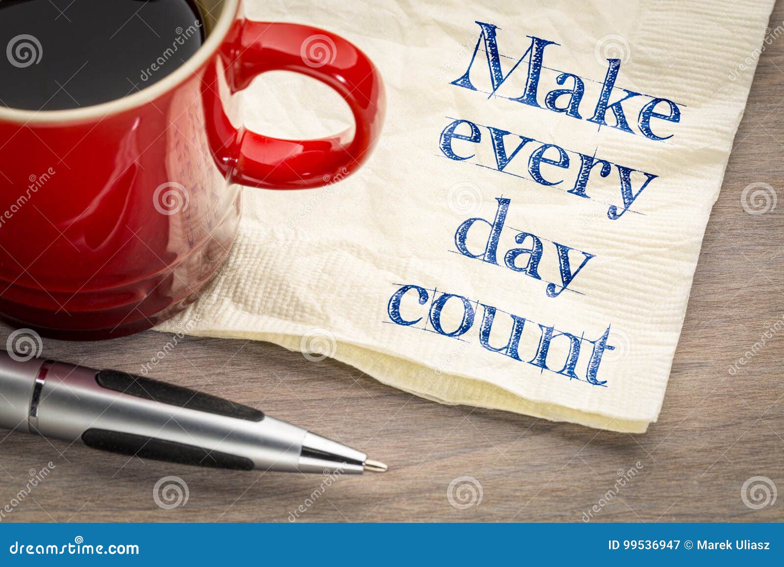 Make every day count stock image. Image of inspiration - 99536947