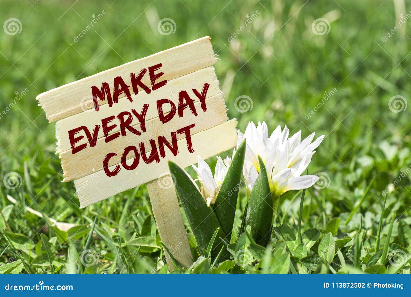 Make every day count stock photo. Image of print, life - 113872502 Make every day count stock photo. Image of print, life - 113872502