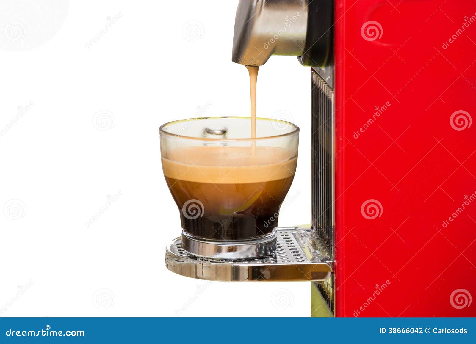 Make a expresso stock photo. Image of making, liquid - 38666042