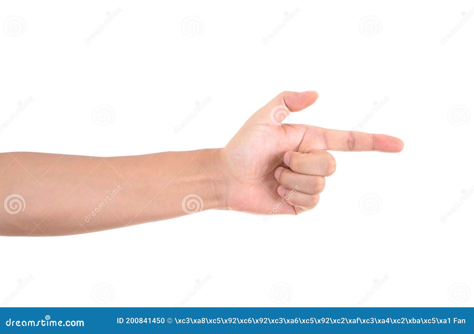 Make a Fist with One Hand and Extend Your Index Finger To Point Forward ...