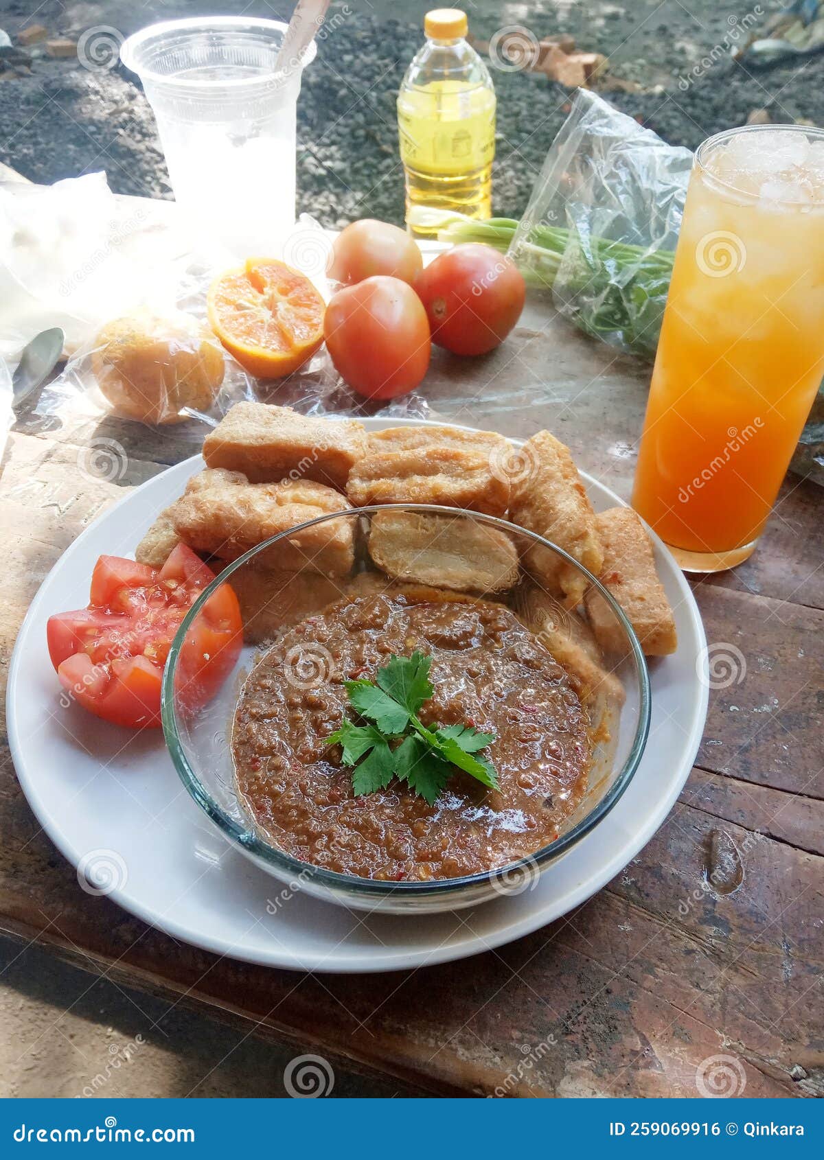 Make a Food at Outside [School Practice] Stock Photo - Image of ...