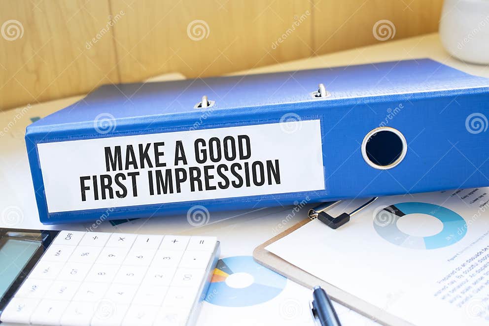 Make a Good First Impression Words on Labels with Document Binders ...
