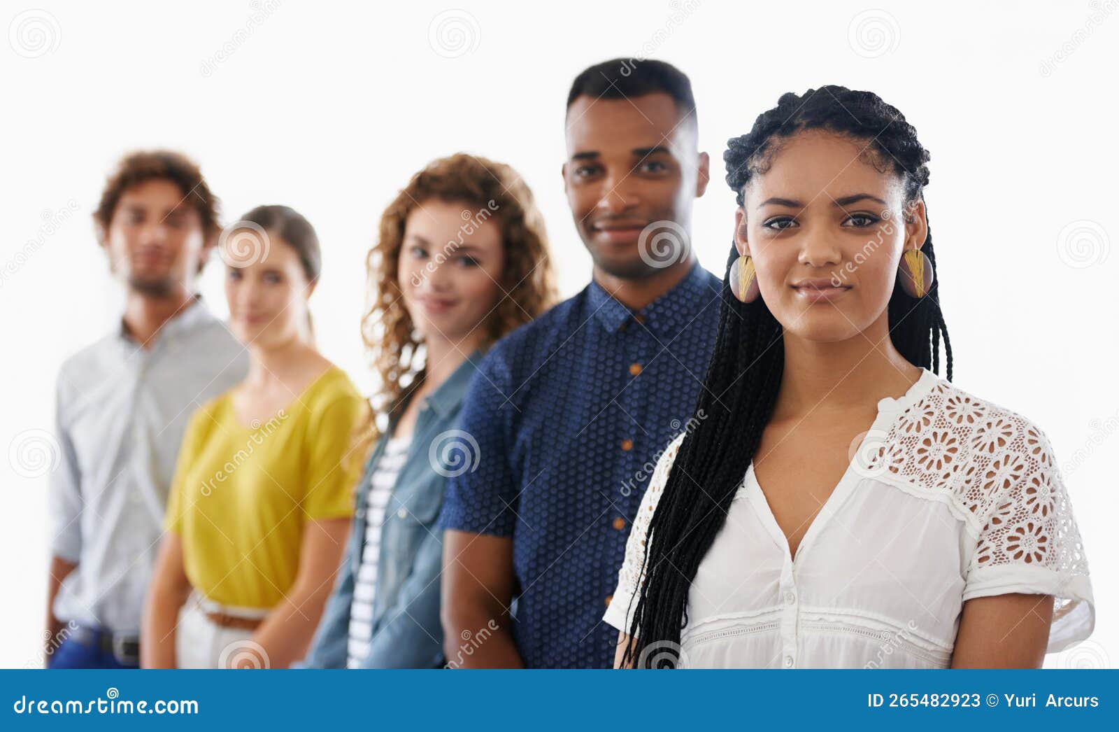 They Make a Great Business Team. a Group of Work Colleagues Against a ...