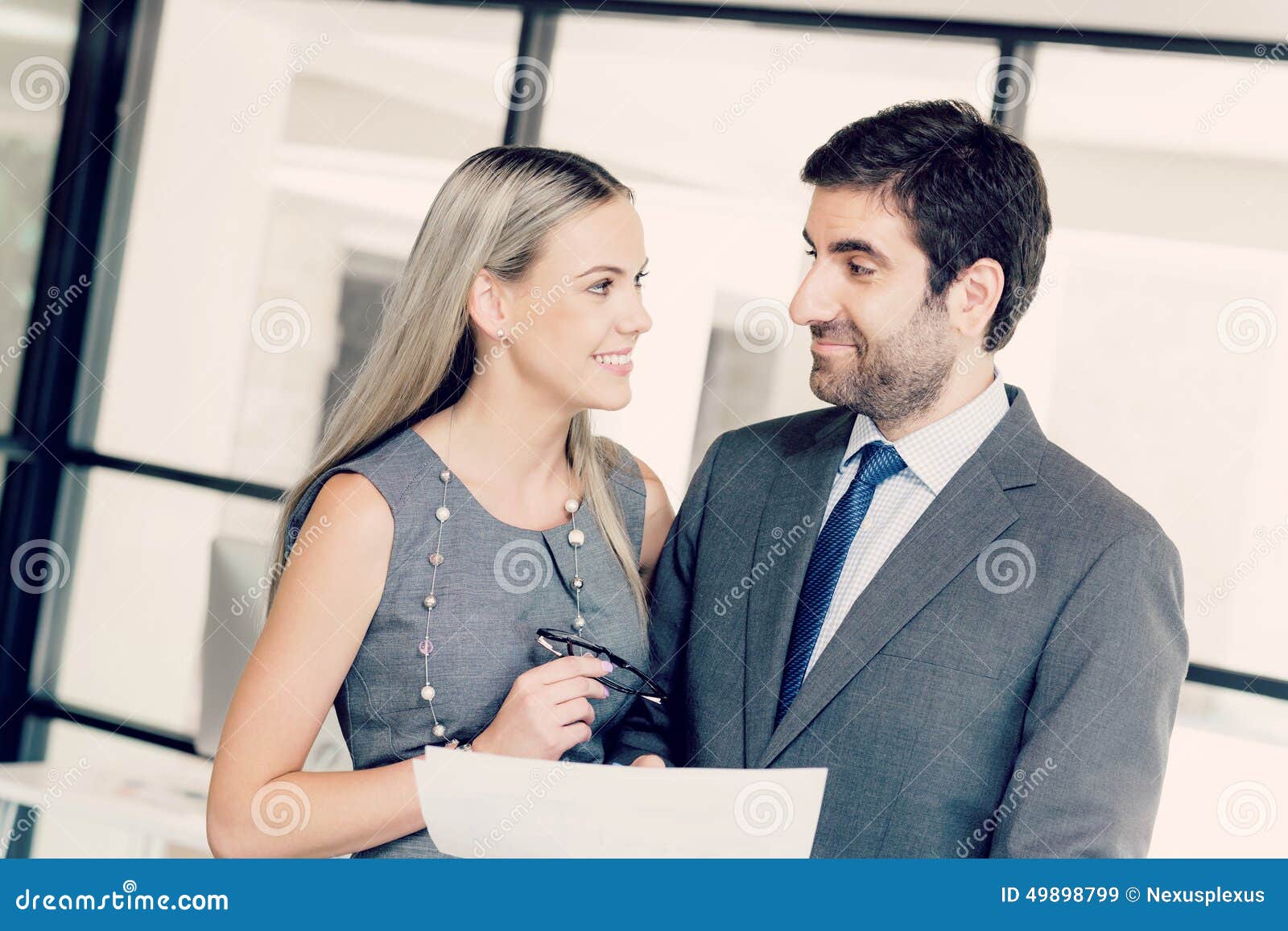 We Make a Great Team Together Stock Image - Image of desk, manager ...