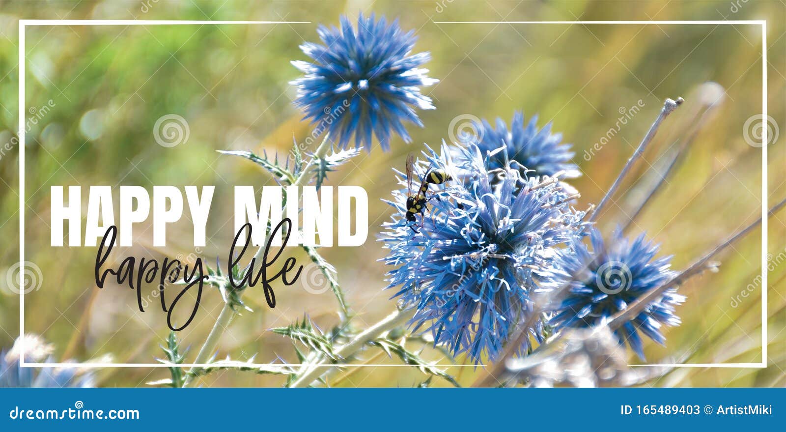 Happy Mind, Happy Life. Wording Design, Lettering. Beautiful ...