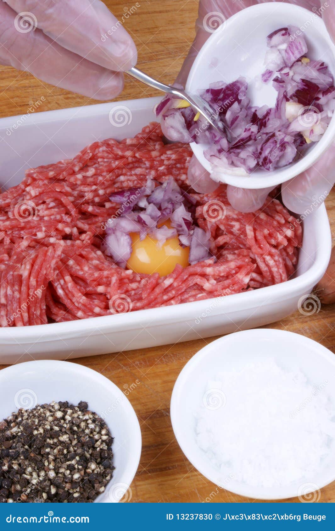 Make home made pork tatar stock photo. Image of gastronomy - 13237830