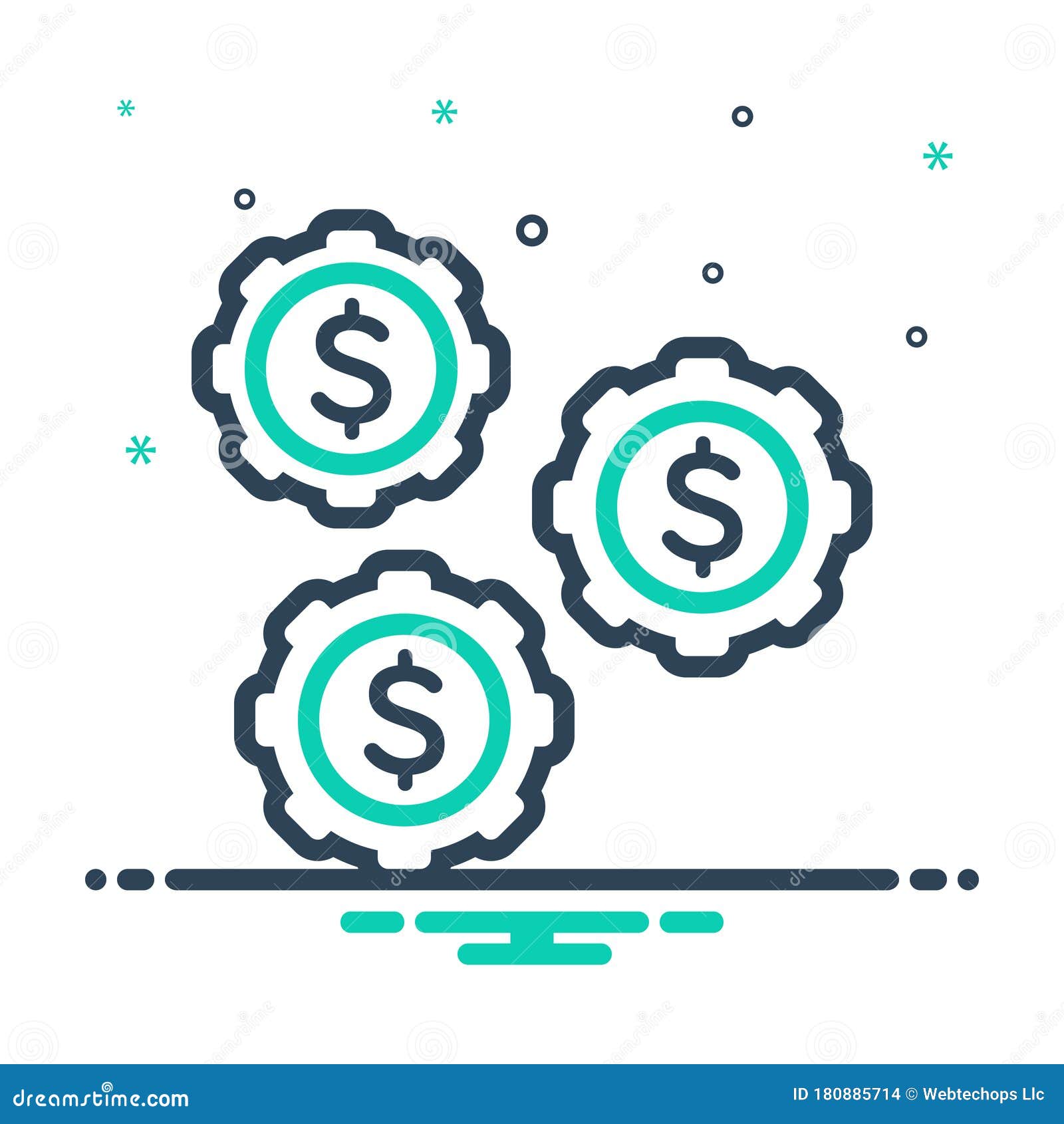 Mix Icon for Make, Forge and Constitute Stock Vector - Illustration of ...