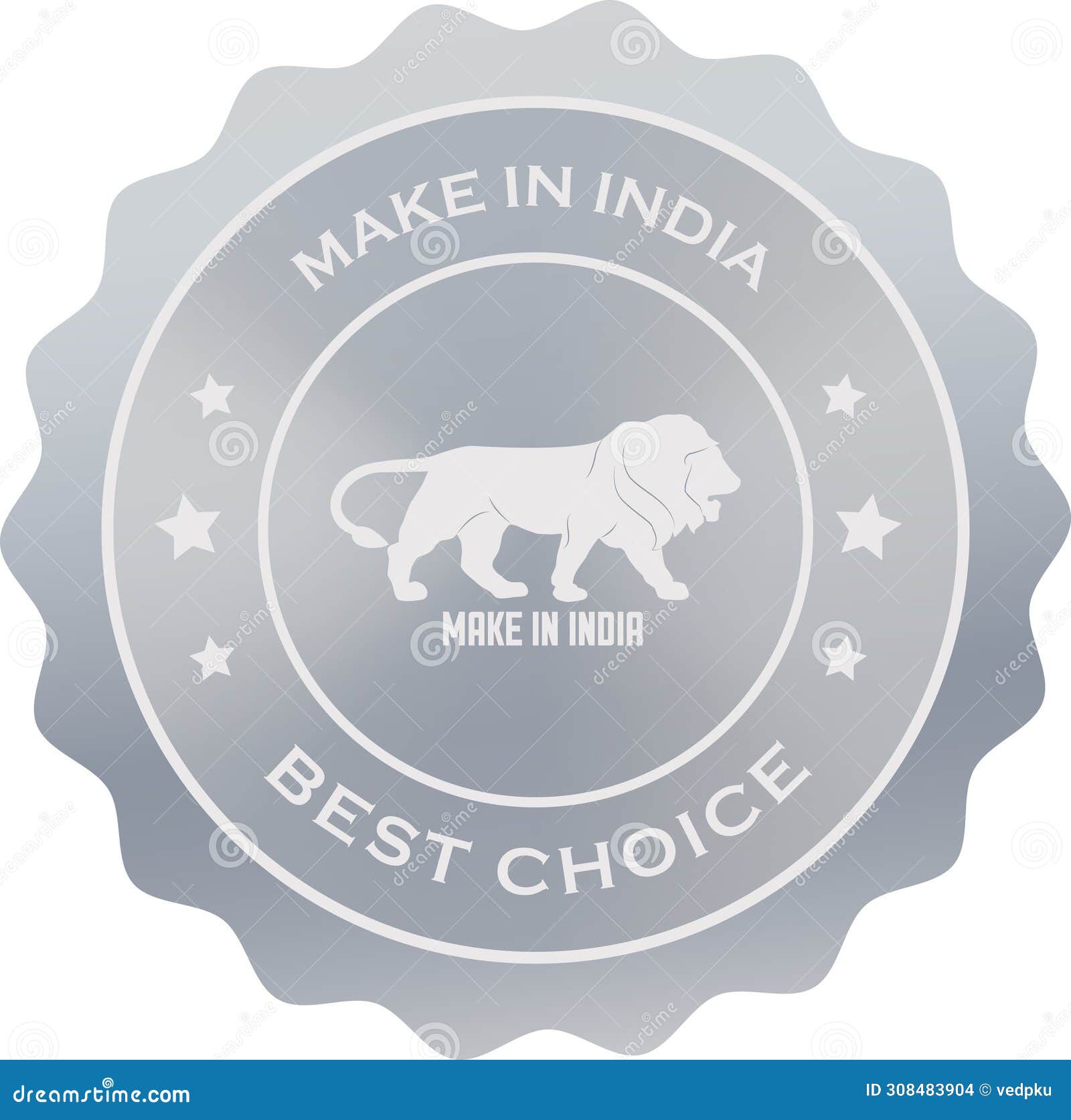 Make in India Silver Best Choice , Make in India, Best Choice, Make in ...