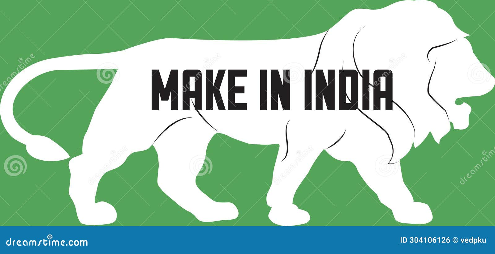 Make in India White Vector Icon Make in India Lion Symbol Lion Symbol ...
