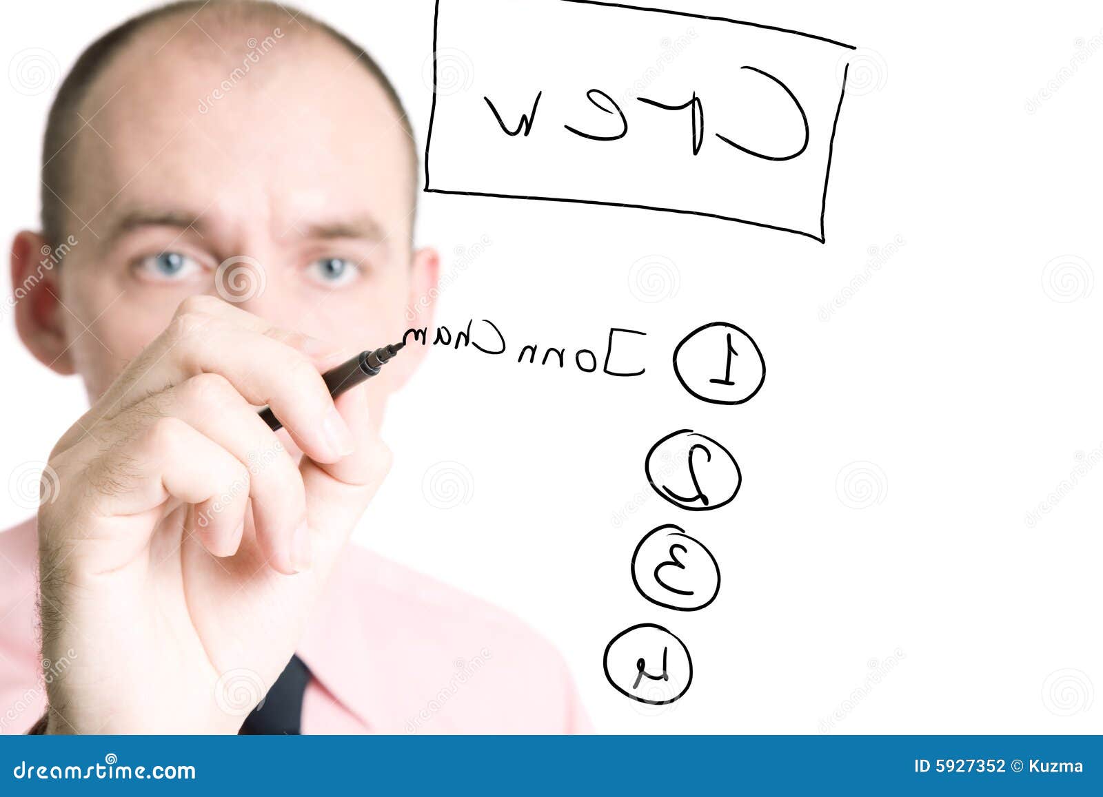 Make a list stock photo. Image of shirt, adult, white - 5927352