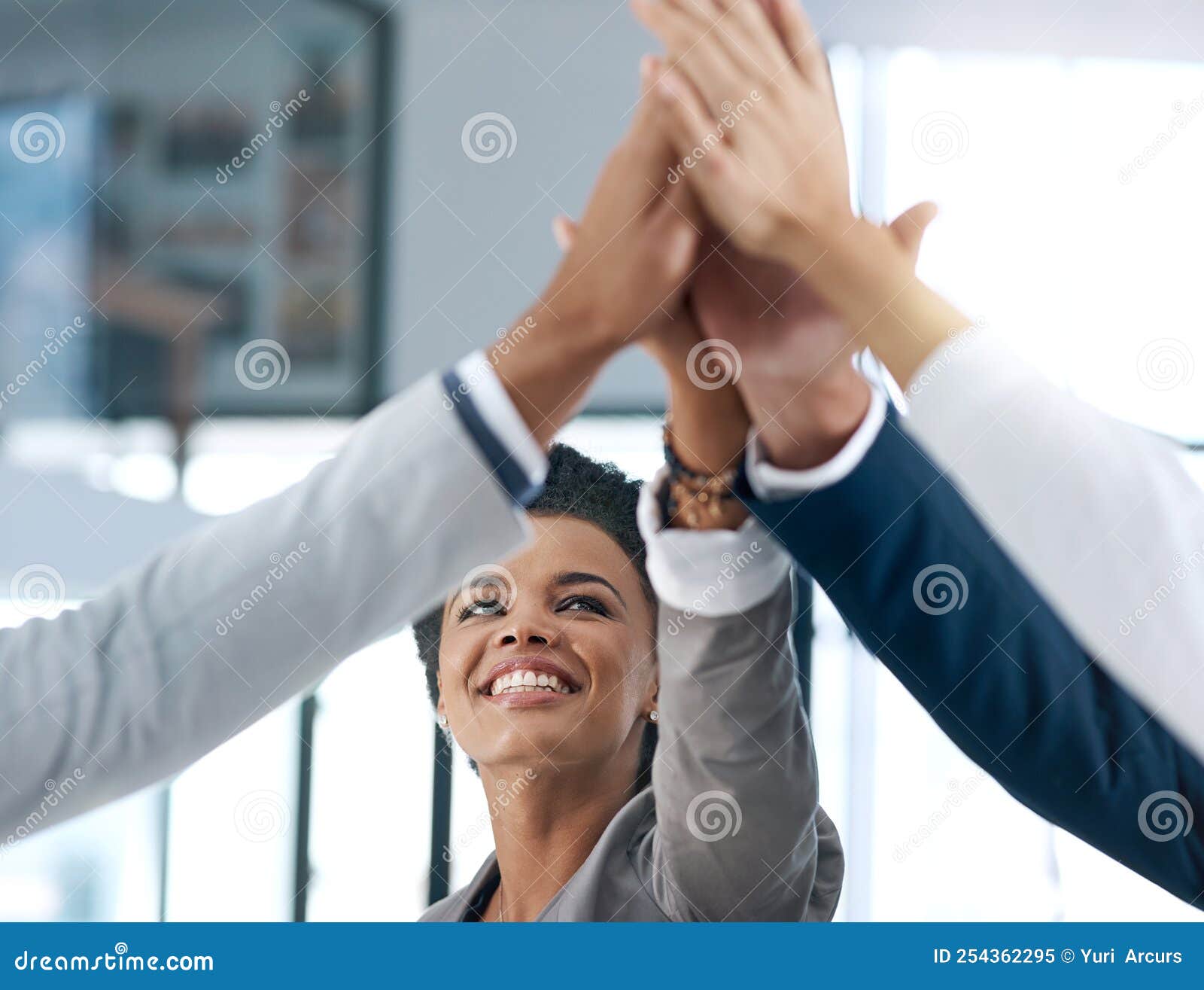 We Make this Look Easy. Motivated Work Colleagues Smiling and ...