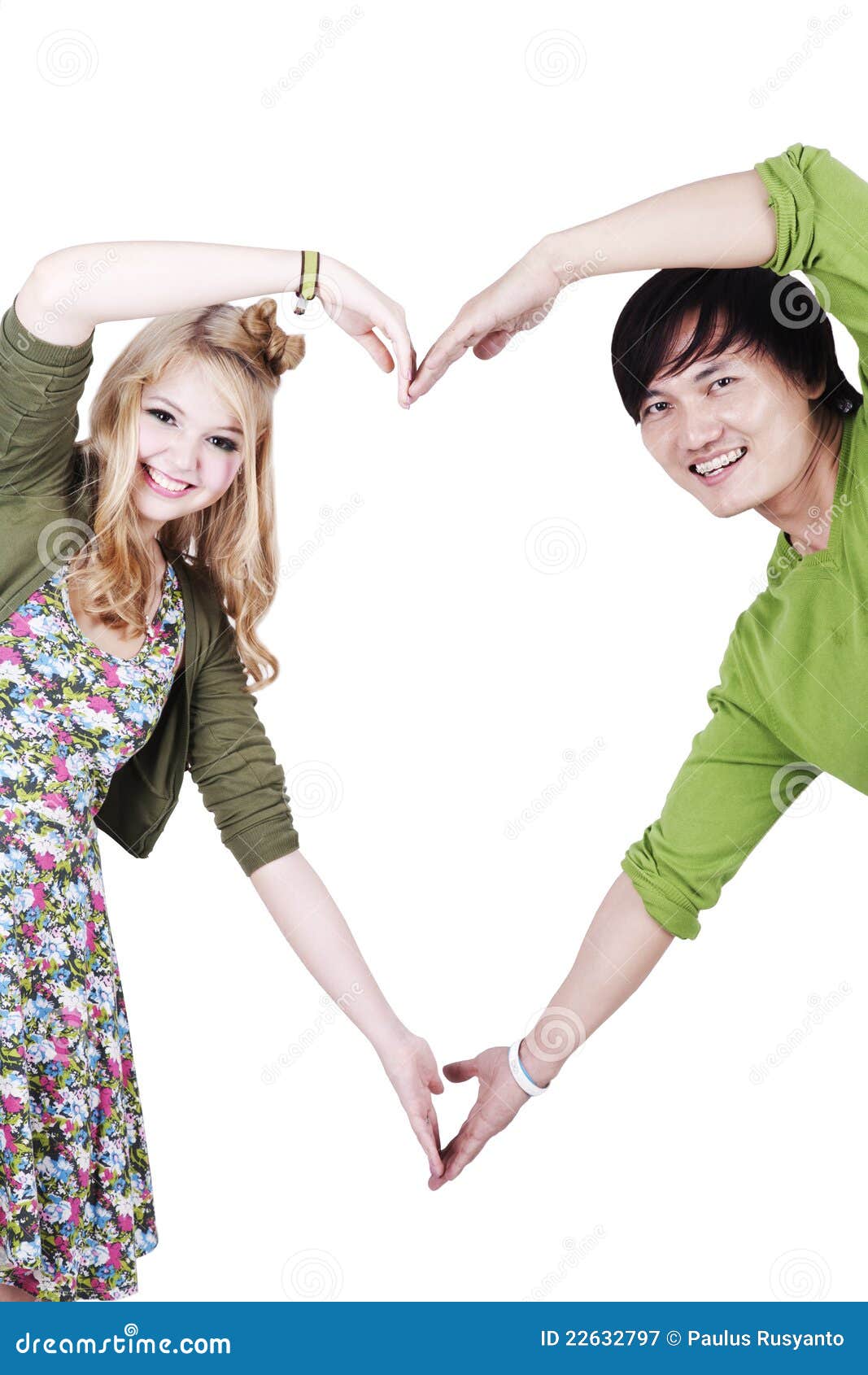 Make a love symbol stock image. Image of hand, heart - 22632797