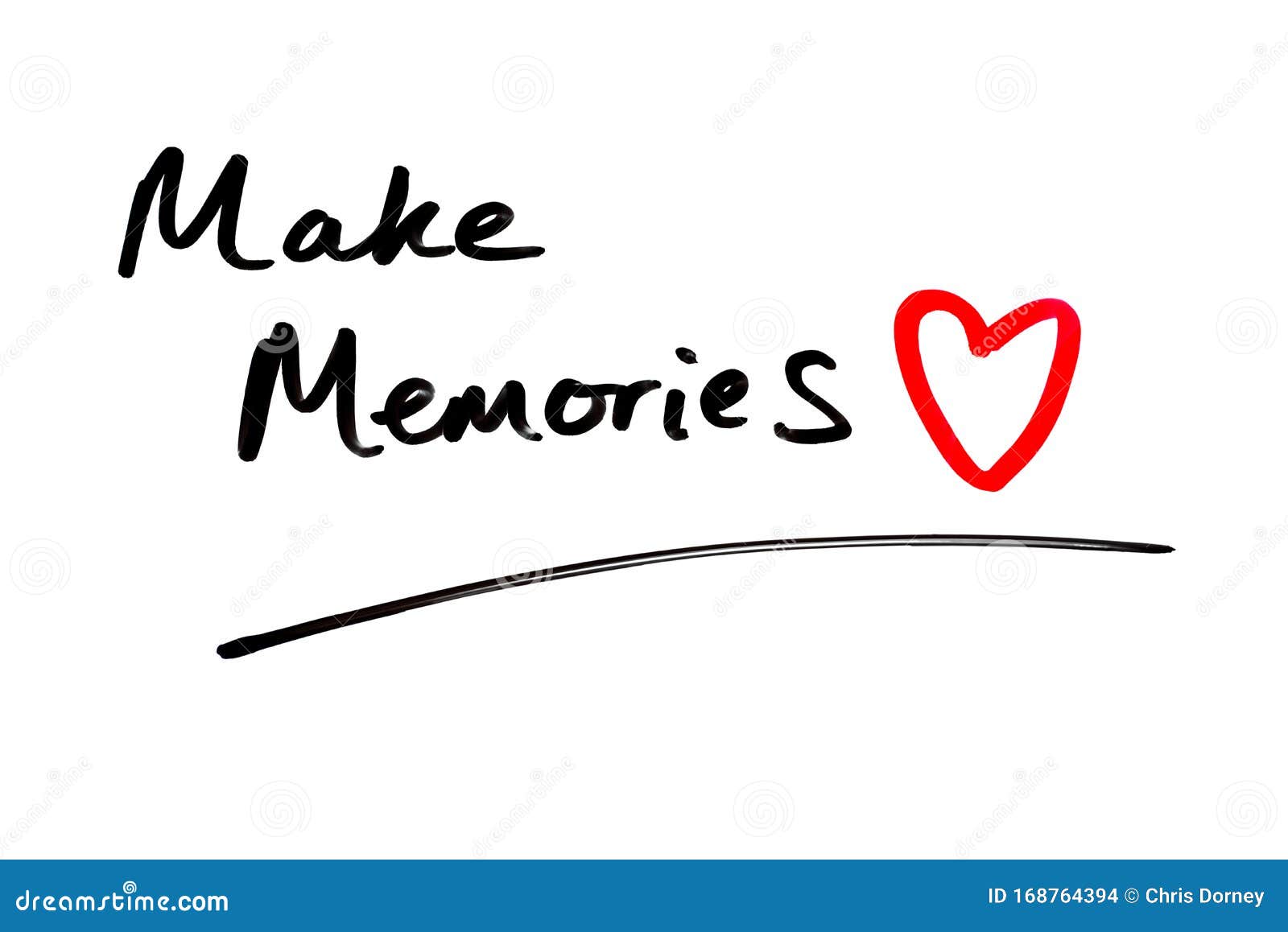 Make Memories stock illustration. Illustration of enjoyment - 168764394