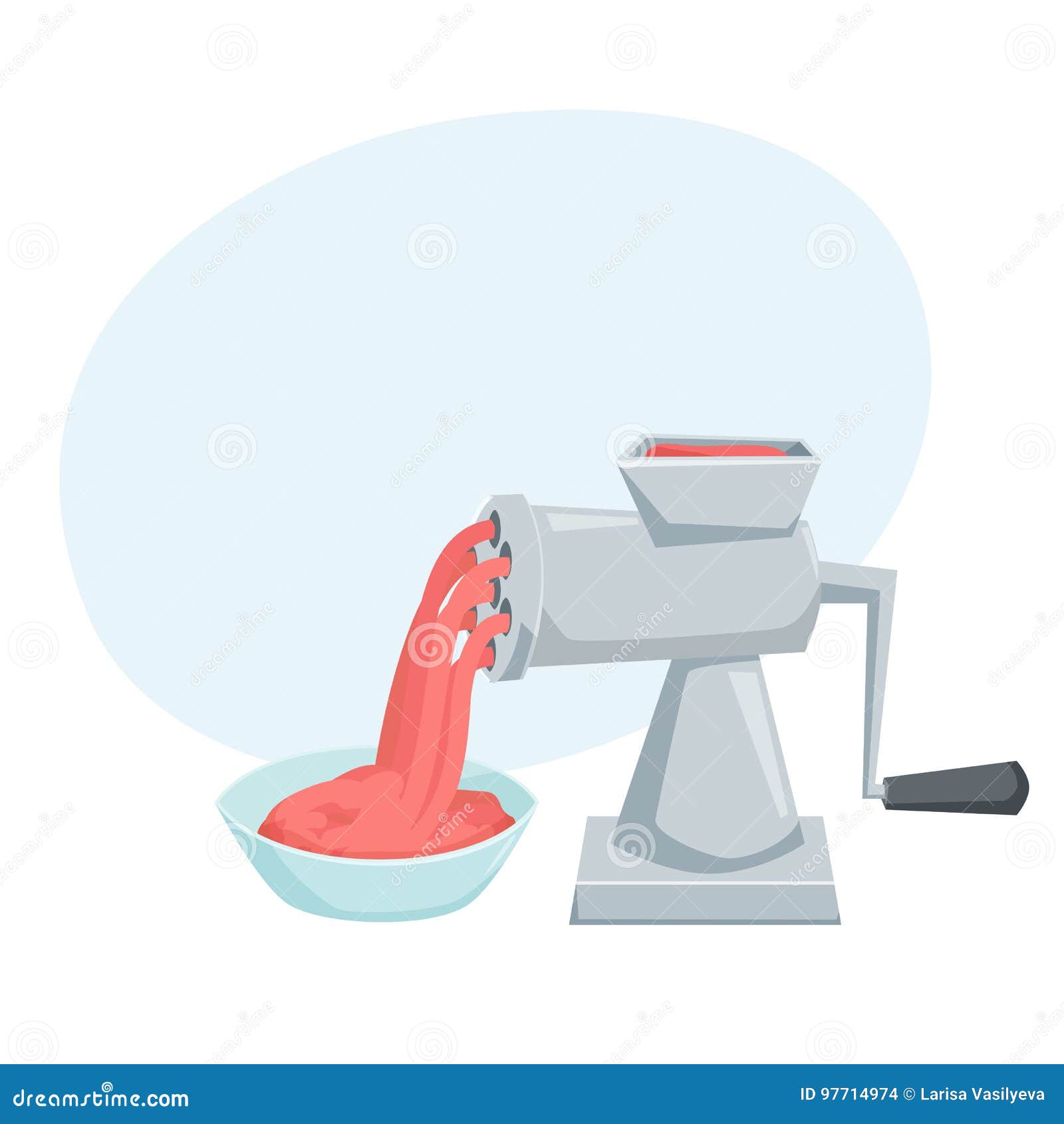 Meat Grinder. Vector Drawing | CartoonDealer.com #122498424