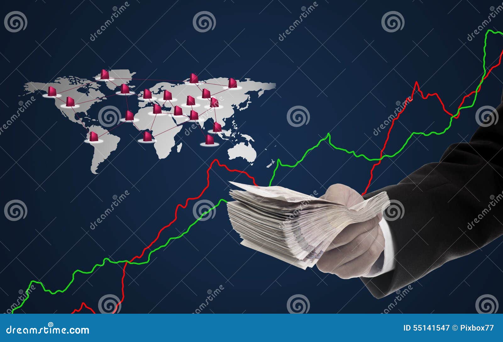 Make Money from E-commerce, Internet Shopping Stock Image - Image of ...