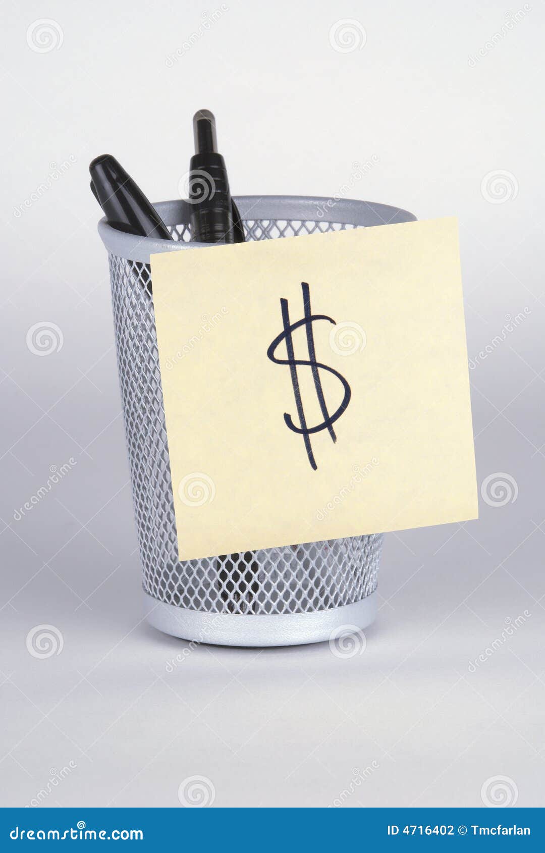 Make Money! Post-it Note stock photo. Image of lunch, accessory - 4716402