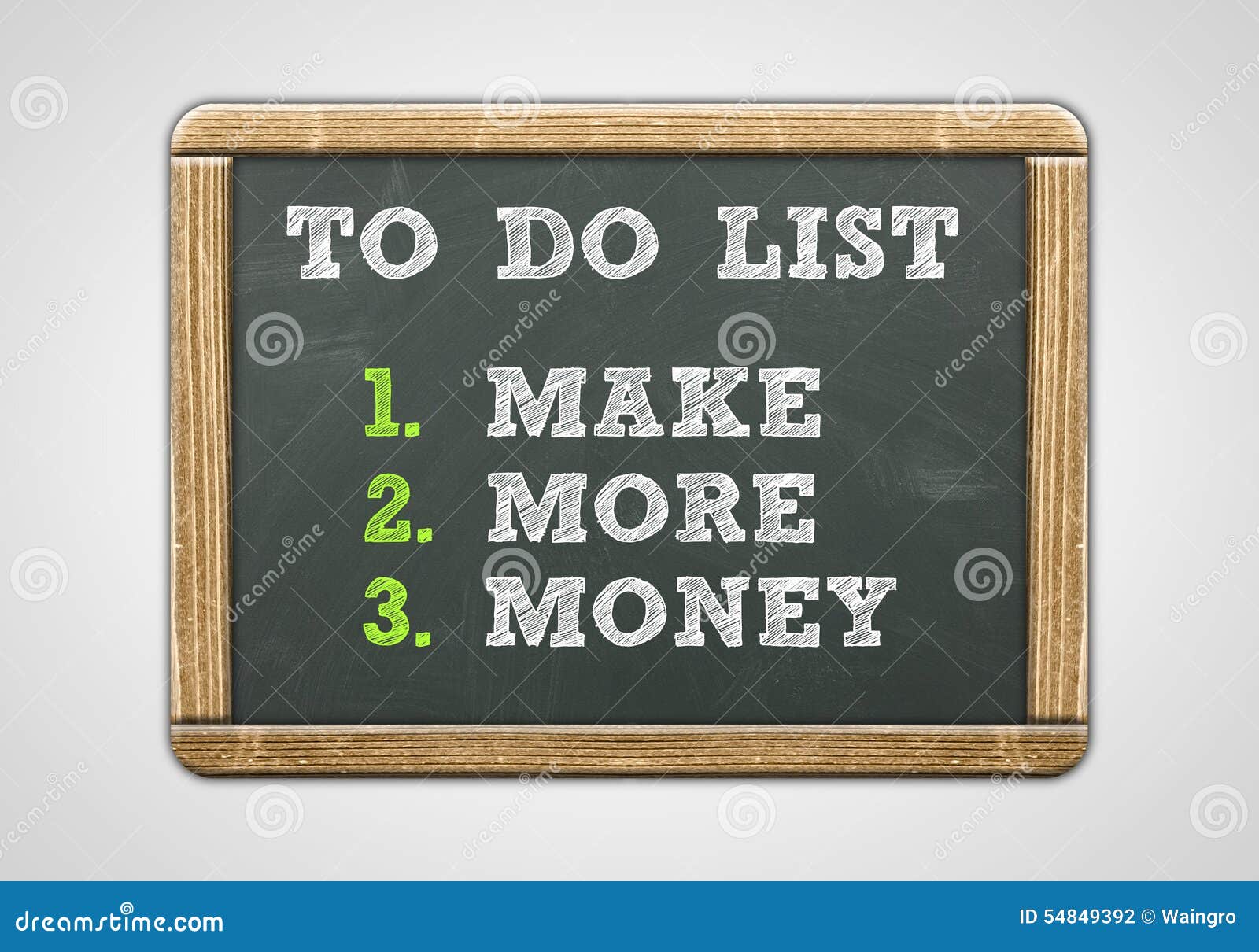 Make More Money stock photo. Image of list, growth, succeed - 54849392