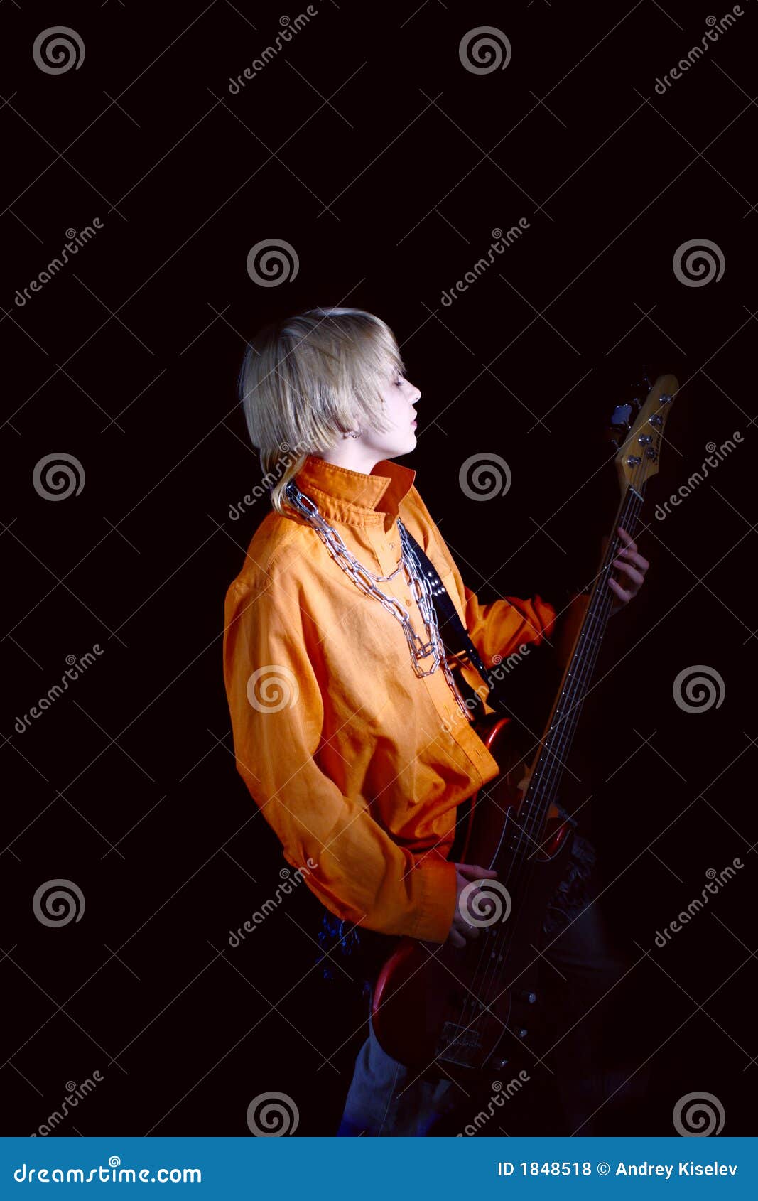 Make music stock photo. Image of jump, jeans, listen, leisure - 1848518