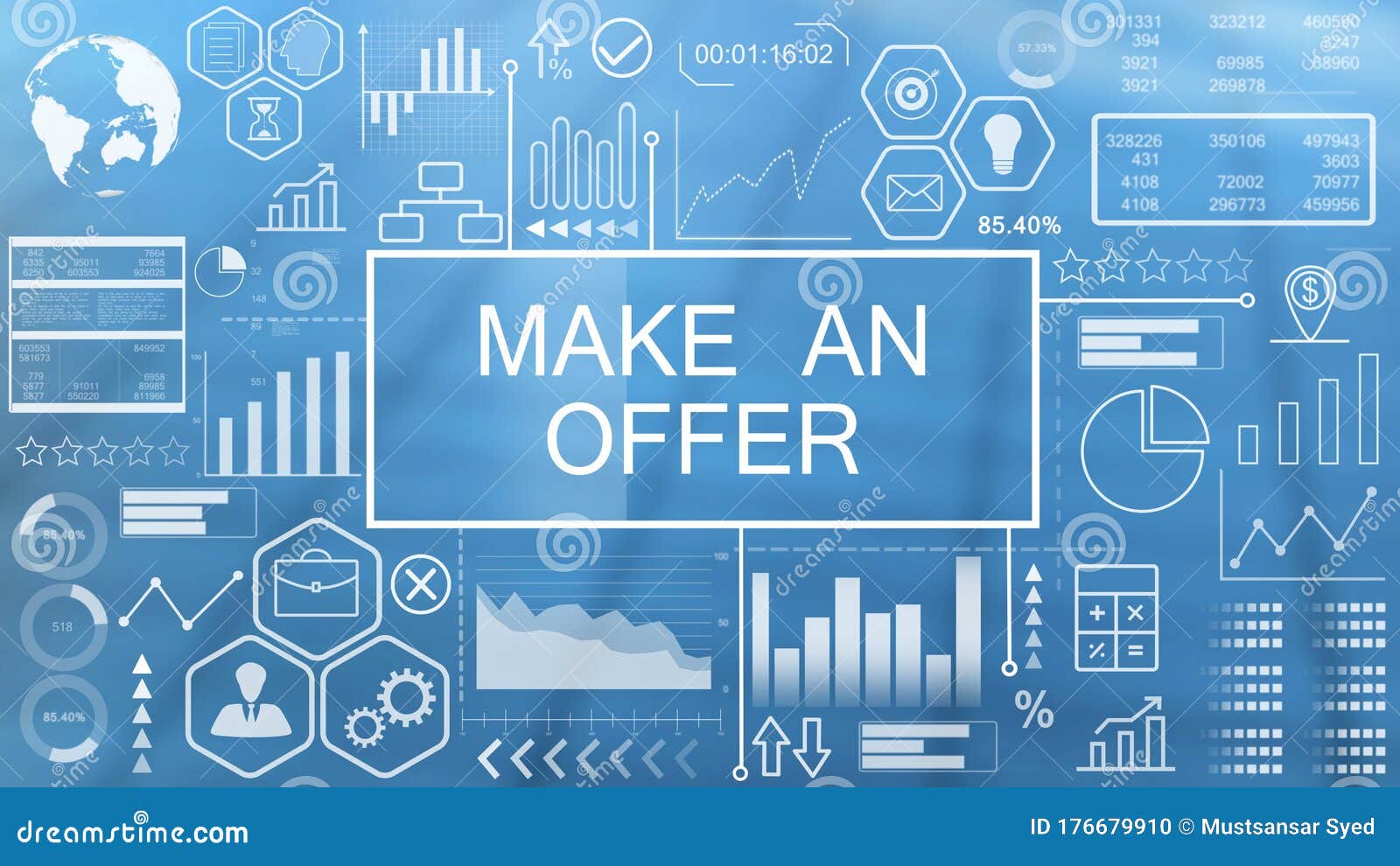 Make an Offer, Animated Typography Stock Illustration - Illustration of ...