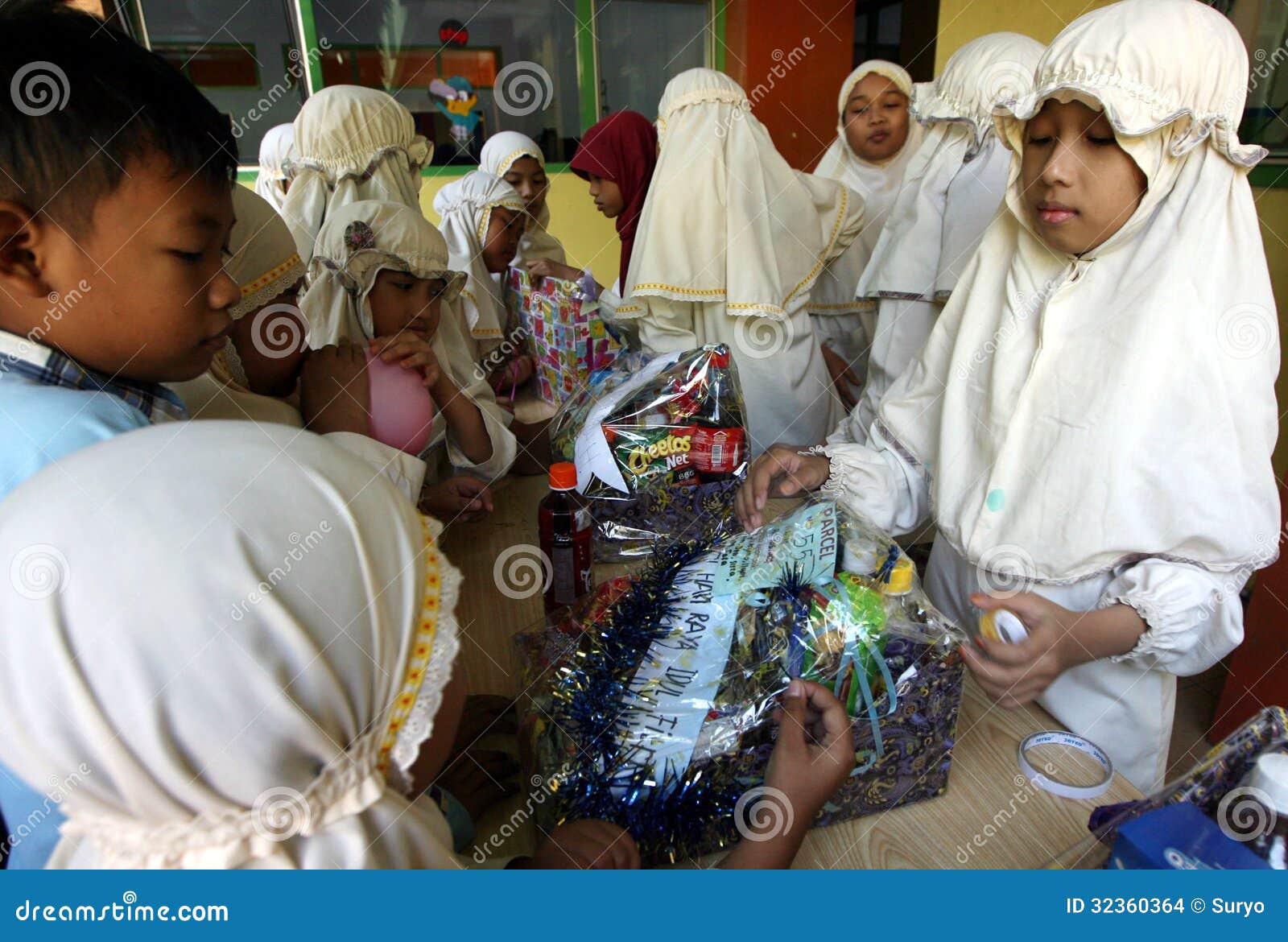 Make parcel editorial stock image. Image of islamic, primary - 32360364