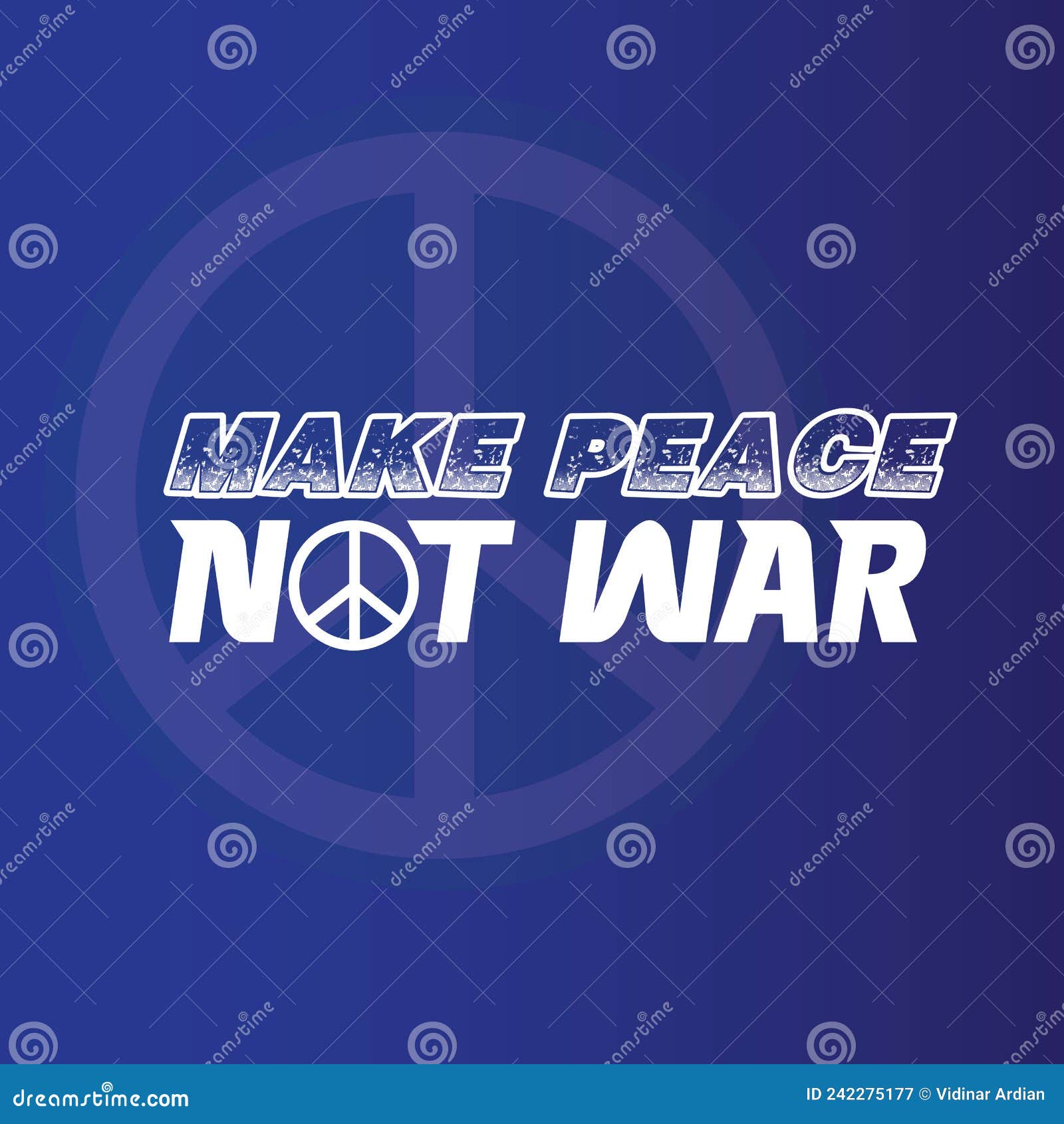 Make PEACE Not War Illustration Free Vector | CartoonDealer.com #242275177