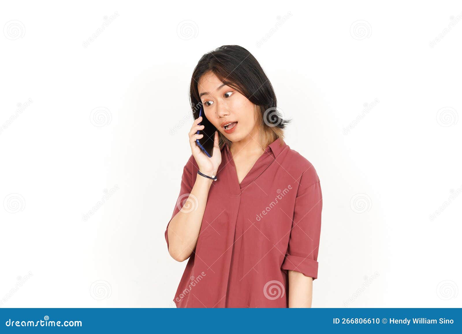 Make a Phone Call Using Smartphone with Angry Face of Beautiful Asian ... Make a Phone Call Using Smartphone with Angry Face of Beautiful Asian ...