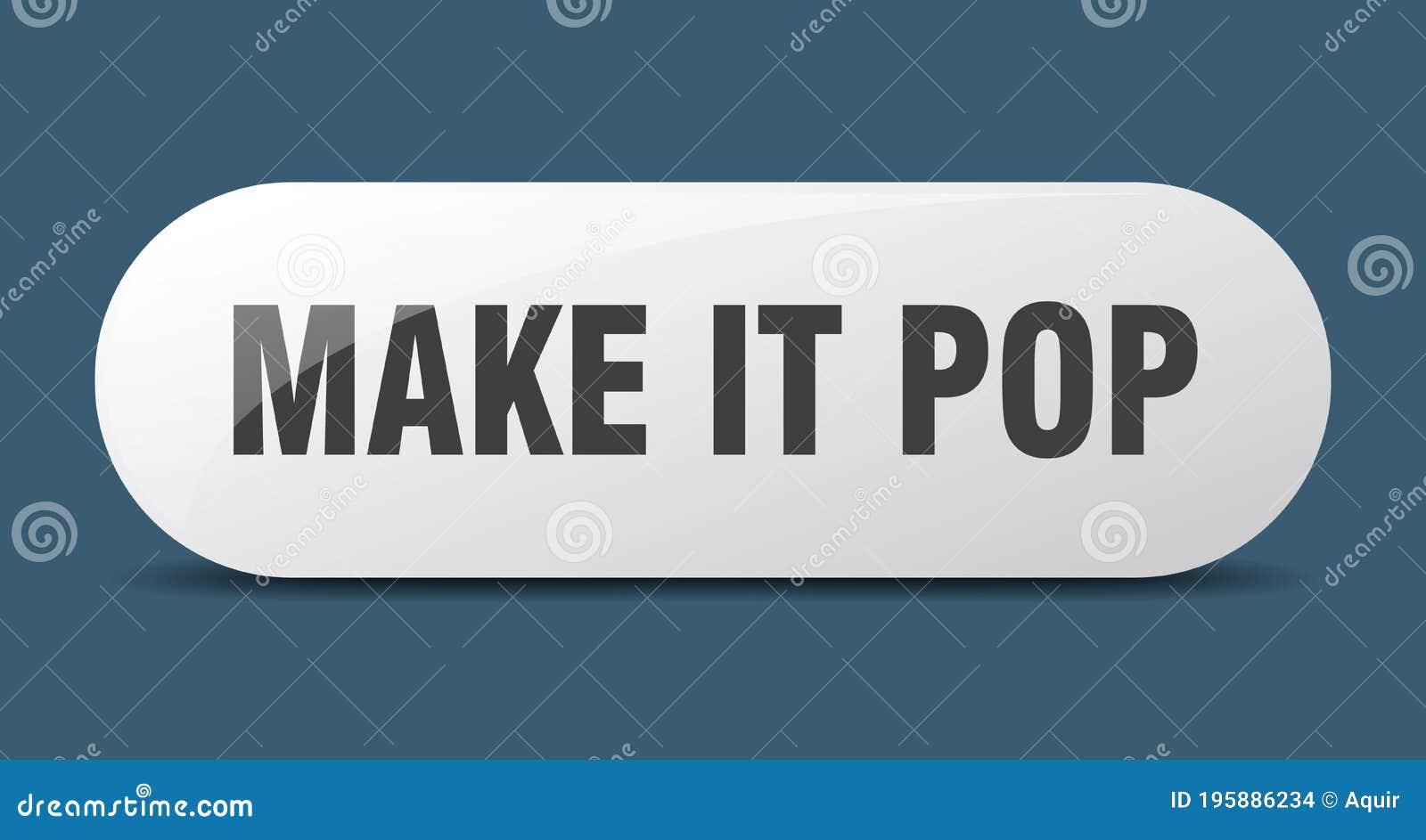 Make it Pop Button. Make it Pop Sign. Key. Push Button Stock Vector ...