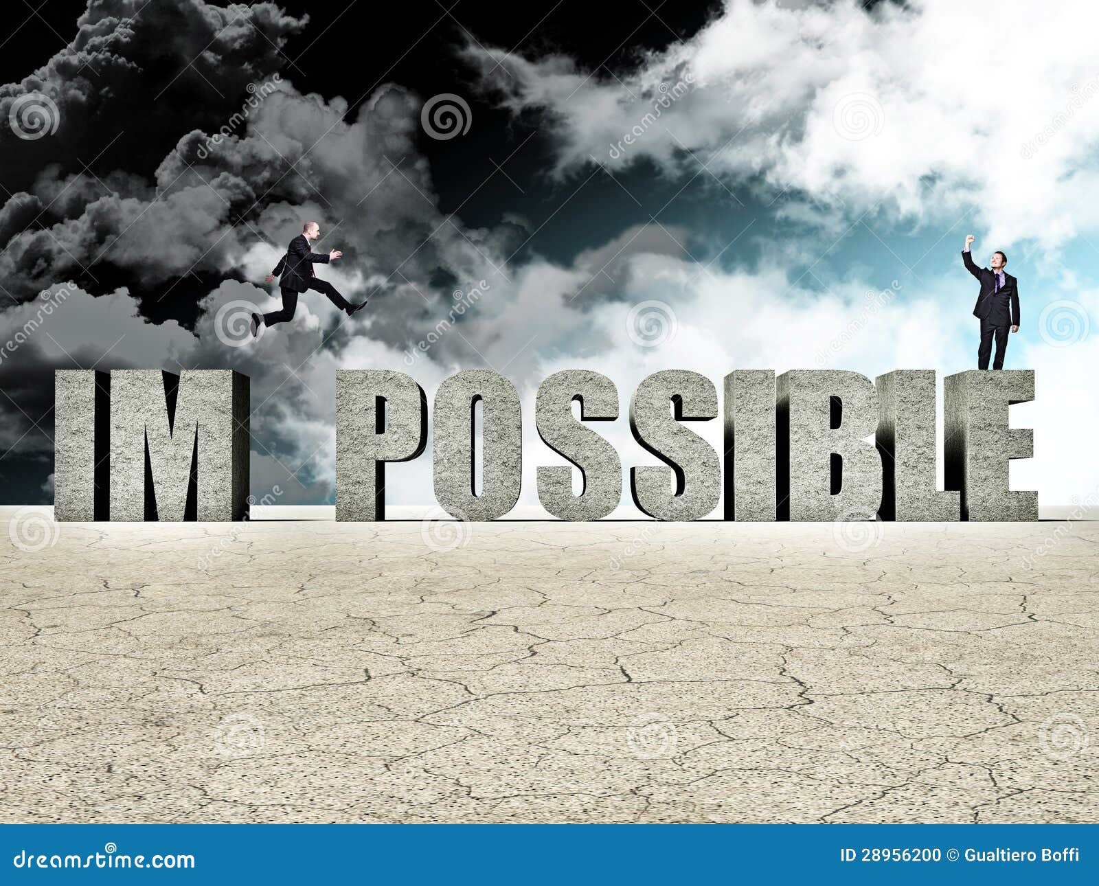 Make it possible stock illustration. Illustration of success - 28956200