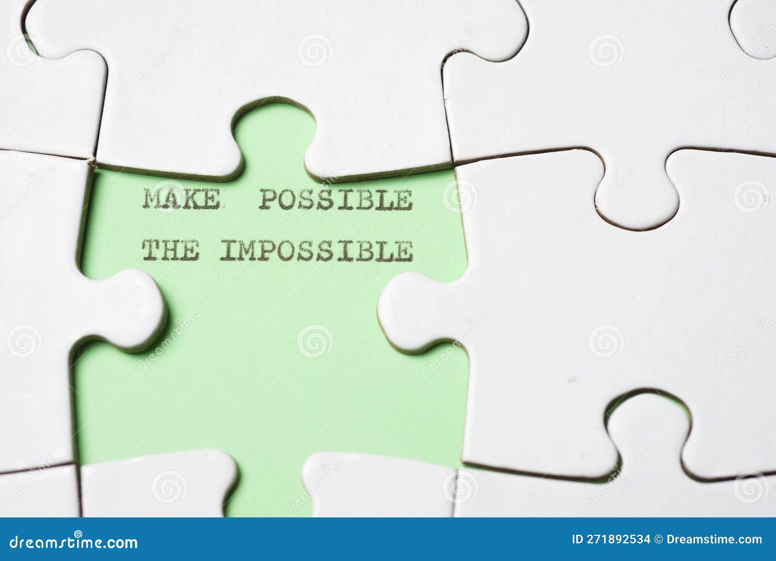 Make Possible the Impossible Stock Photo - Image of quote, business ...