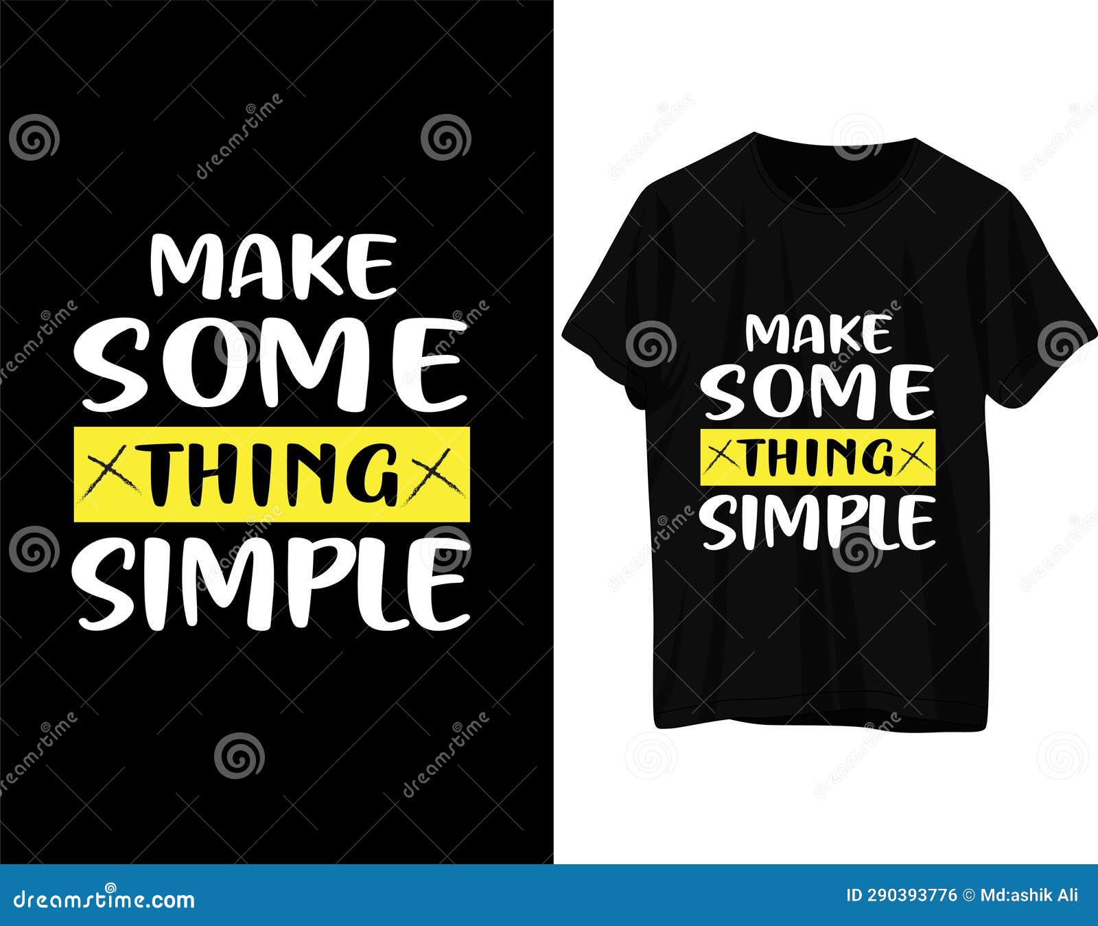 Make something simple stock vector. Illustration of poster - 290393776