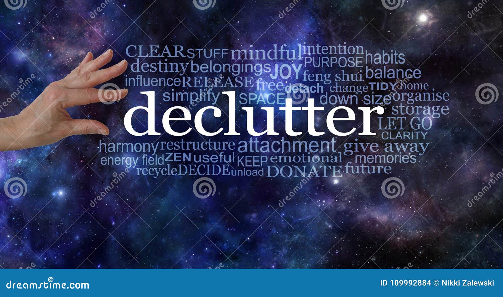 Make Space in Your Life and Declutter Stock Photo - Image of attachment ...