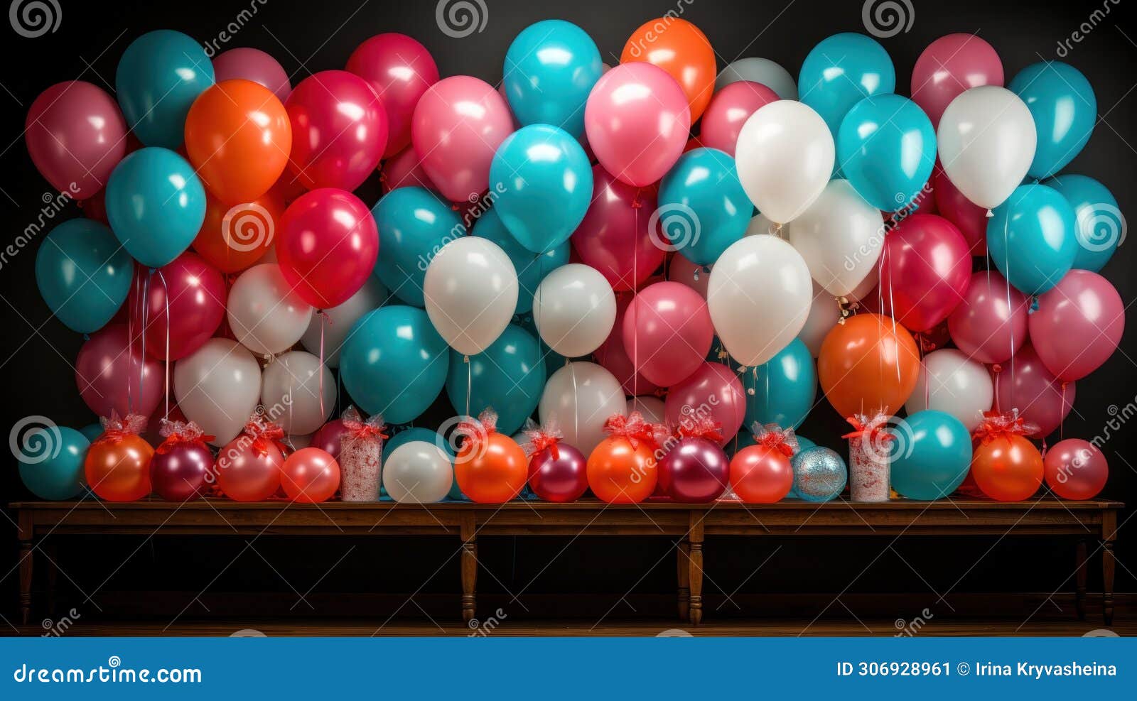 Make a Statement with this Bold and Colorful Balloon Backdrop Perfect ...