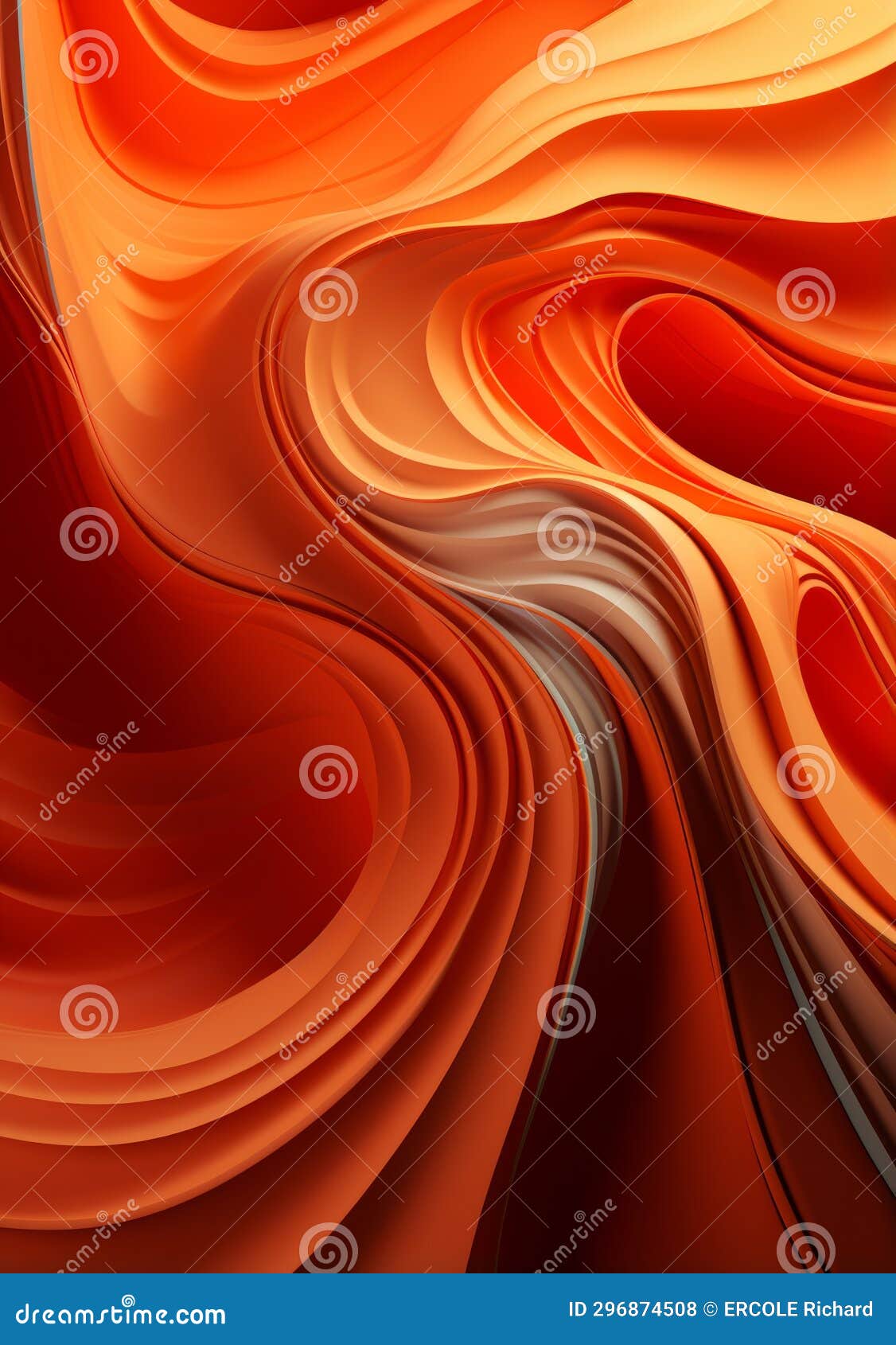 Gorgeous Folding Poster Template - Orange Color - Stand Out! Stock ...